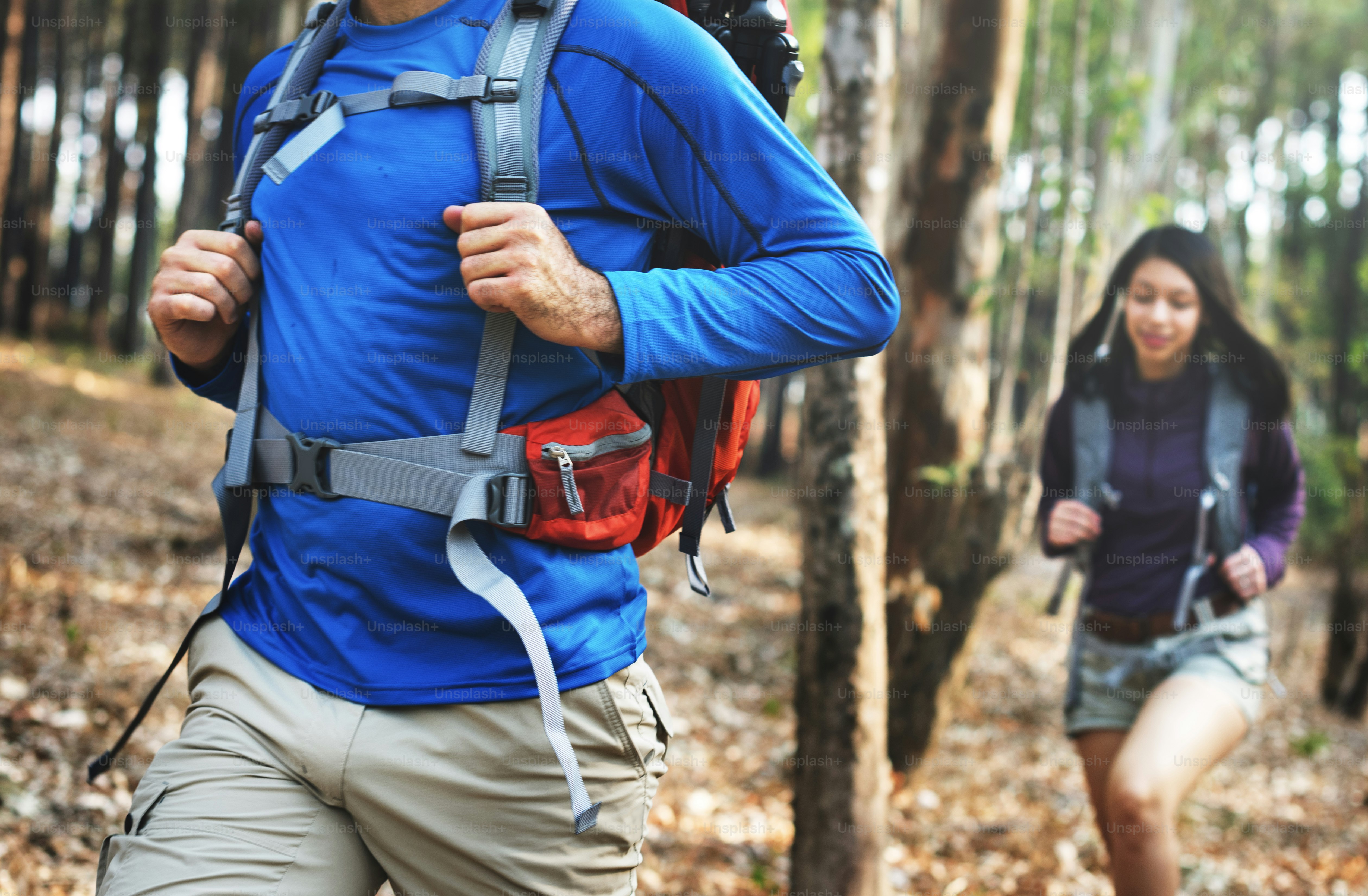 Adventure Backpacker Camping Traveler Trip Concept photo – Hiking Image ...