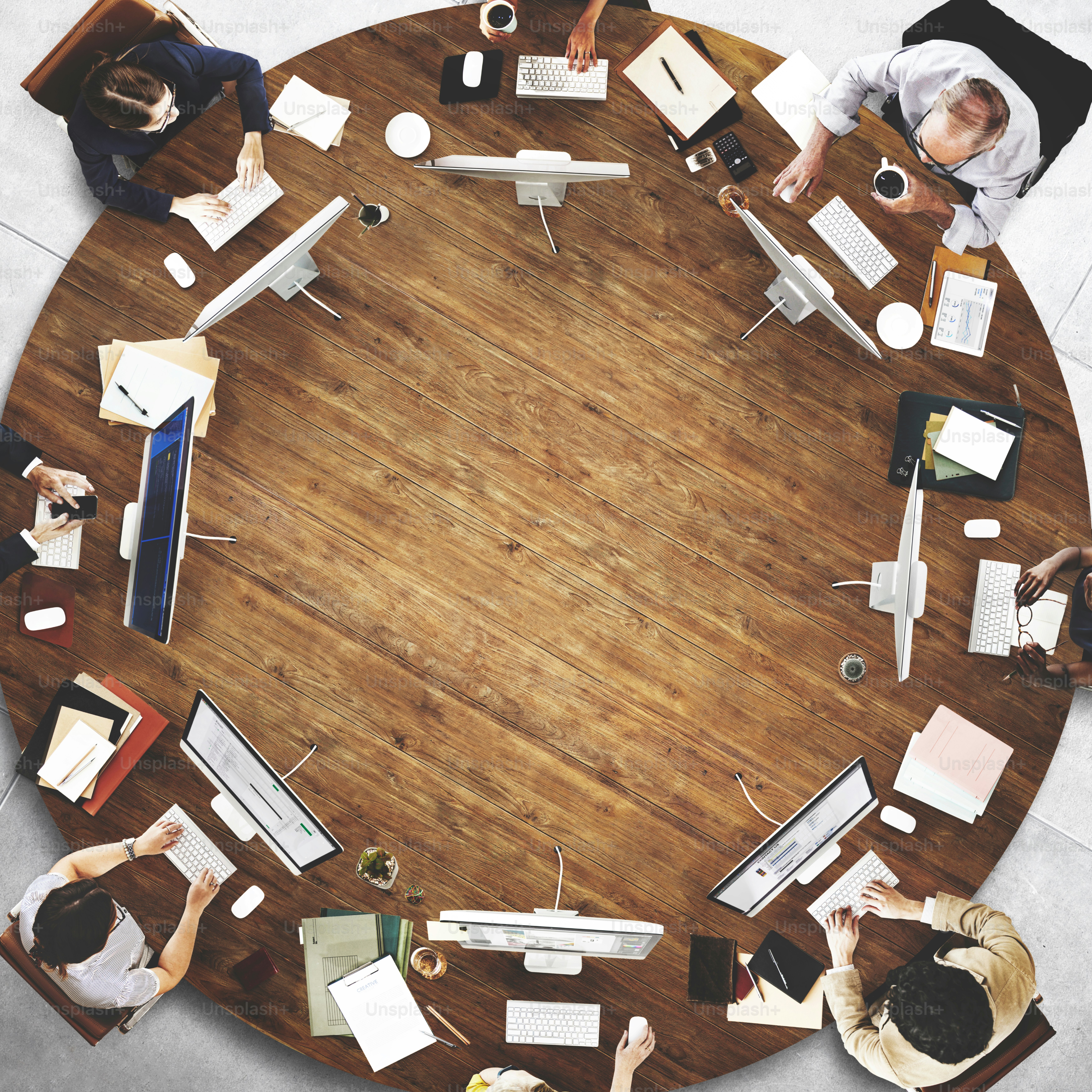 Business People Meeting Discussion Working Concept photo – Business ...