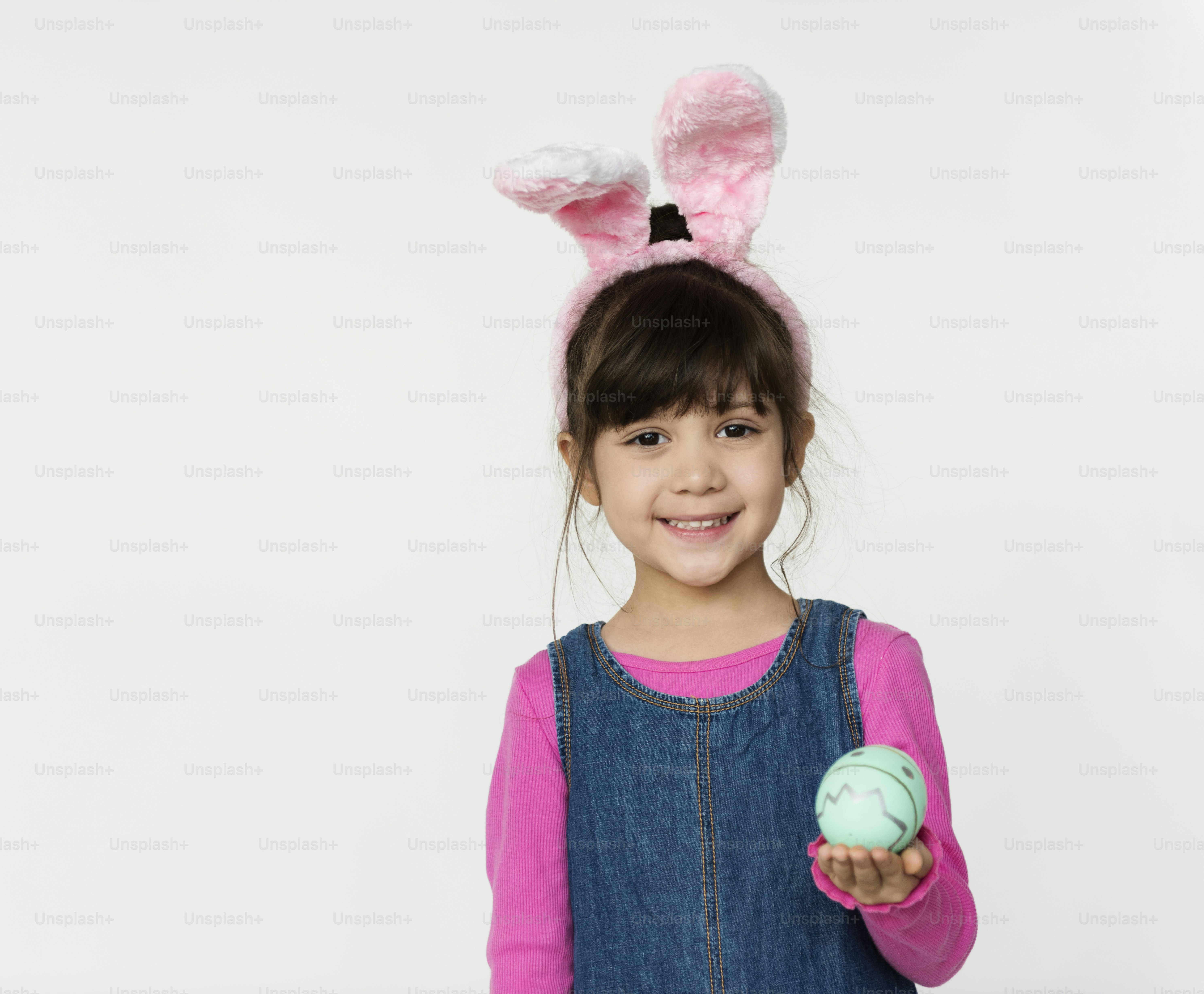 Kid Studio Shoot Wearing Bunny Ear Celebration Easter Egg photo – Portrait Image on Unsplash