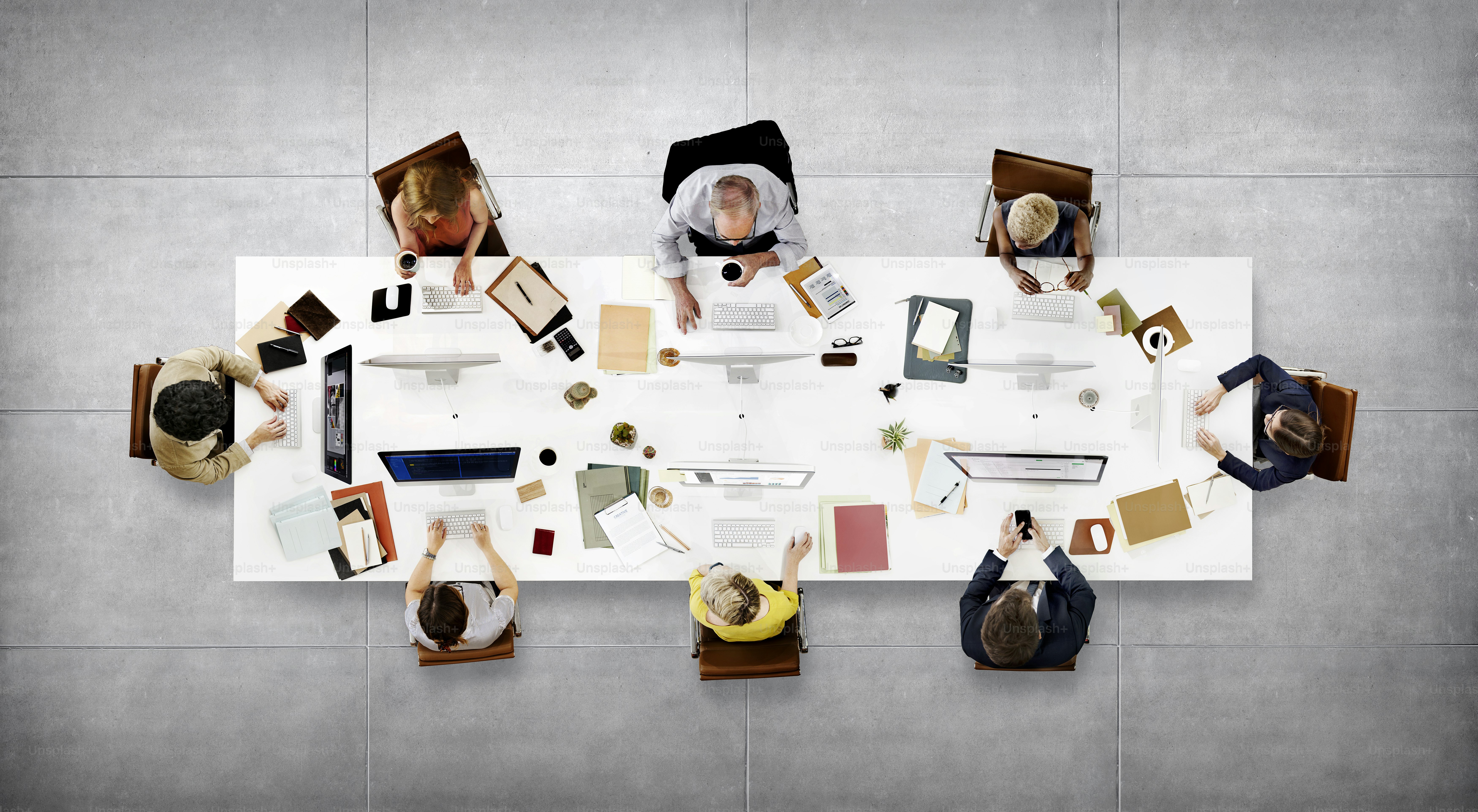 Business People Meeting Discussion Working Concept photo ...