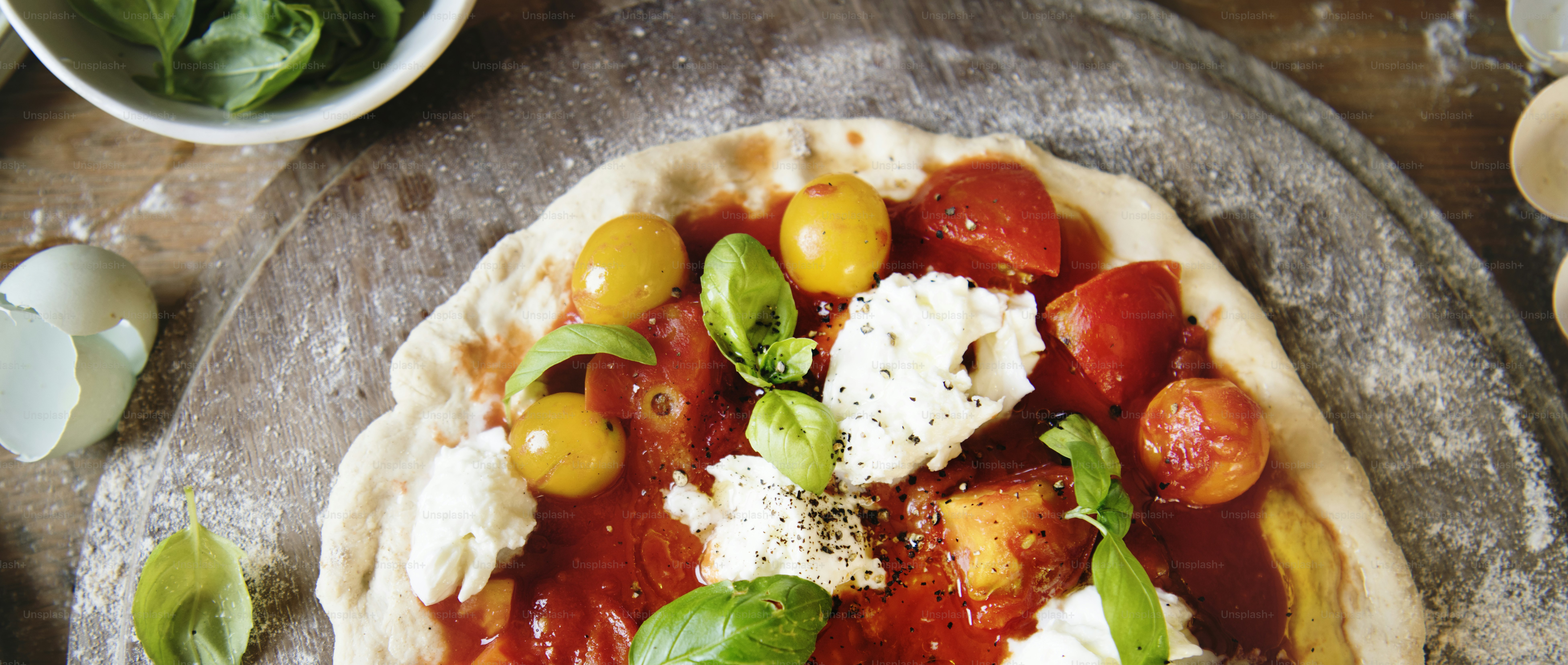 Homemade pizza food photography recipe idea photo – Mozzarella Image on ...