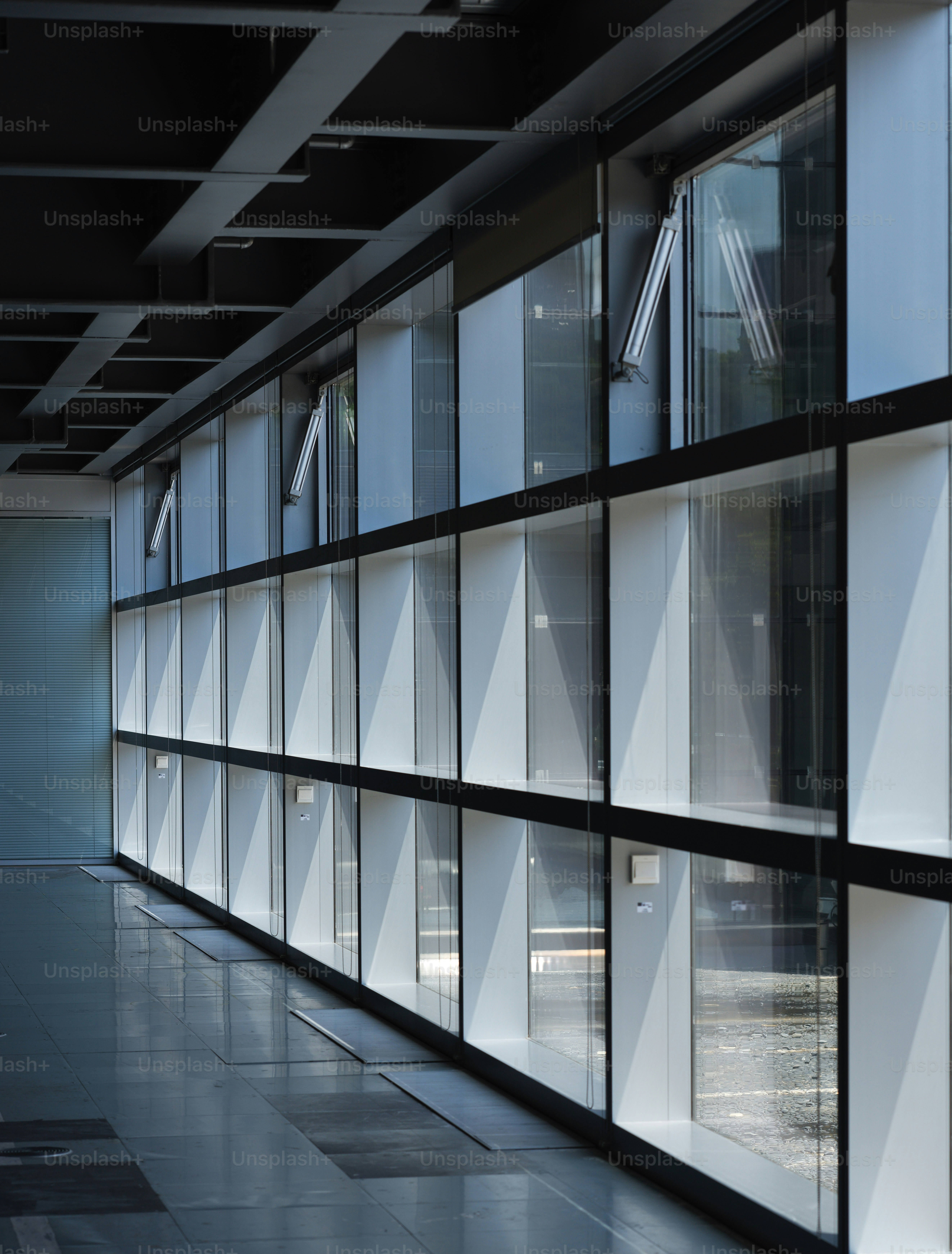 A wall of windows in an office building photo – Business Image on Unsplash