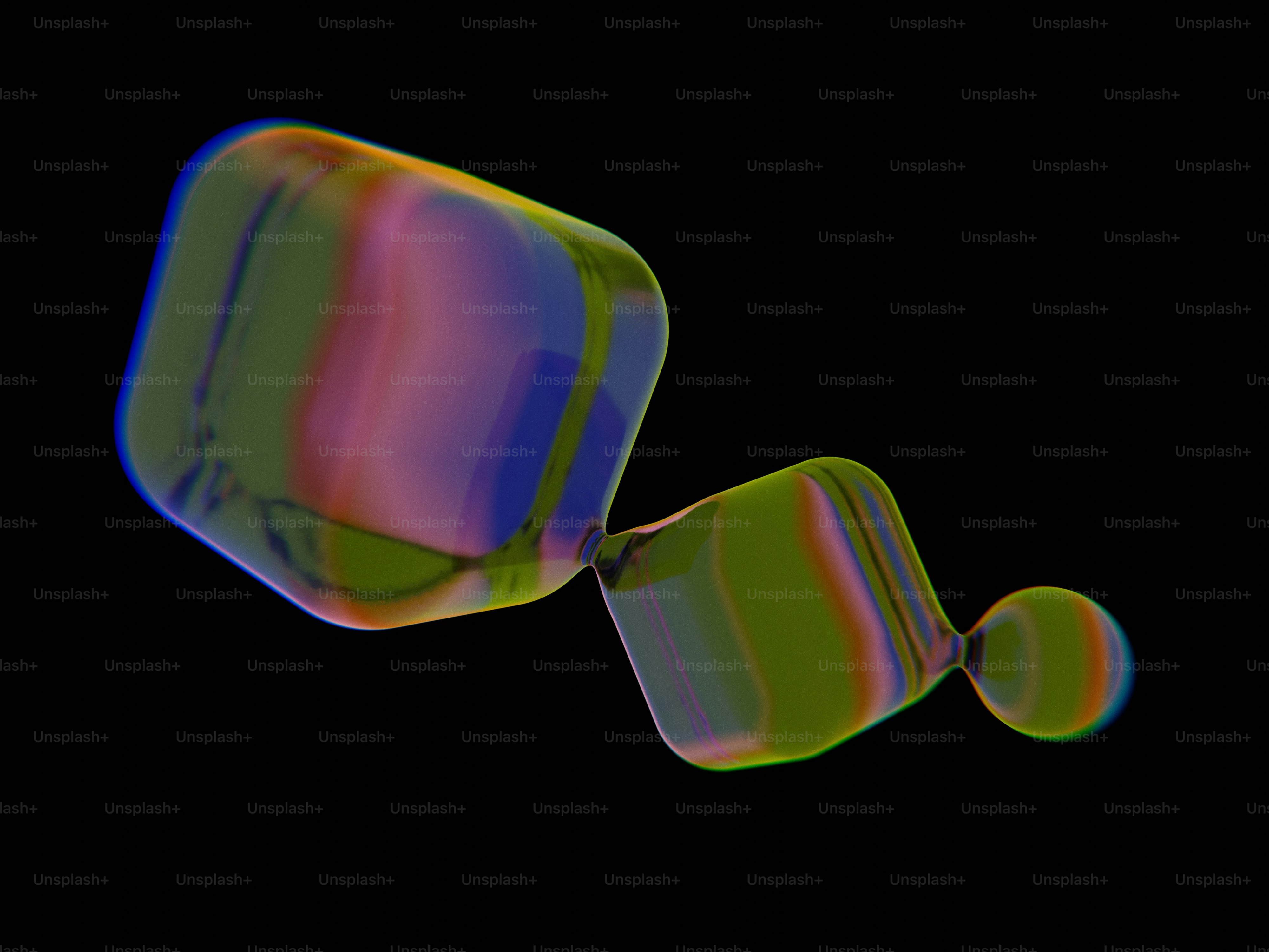 A 3D image of an object floating in the air photo – Futuristic Image on ...