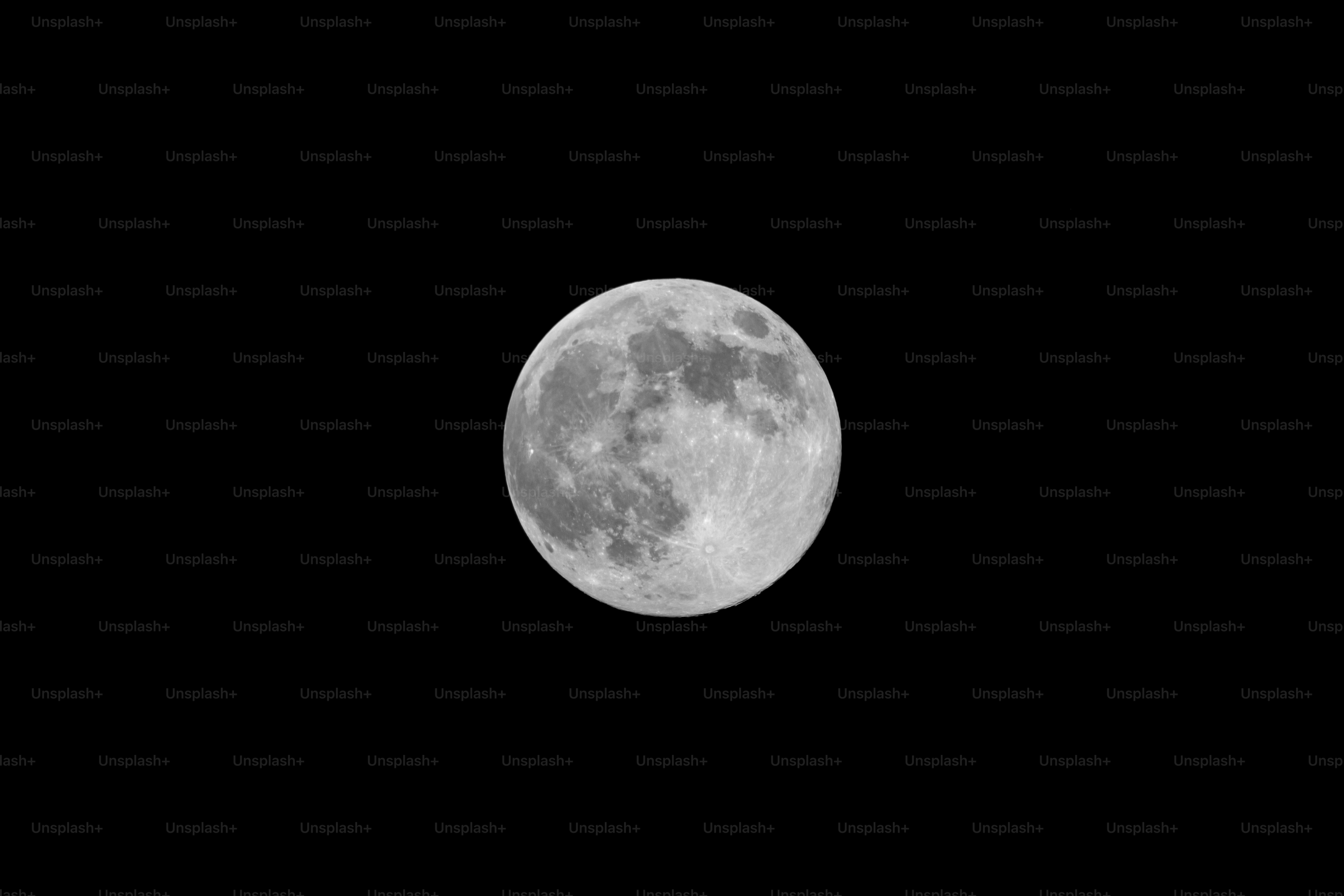 Full moon isolated on black night sky background photo – Moon Image on ...