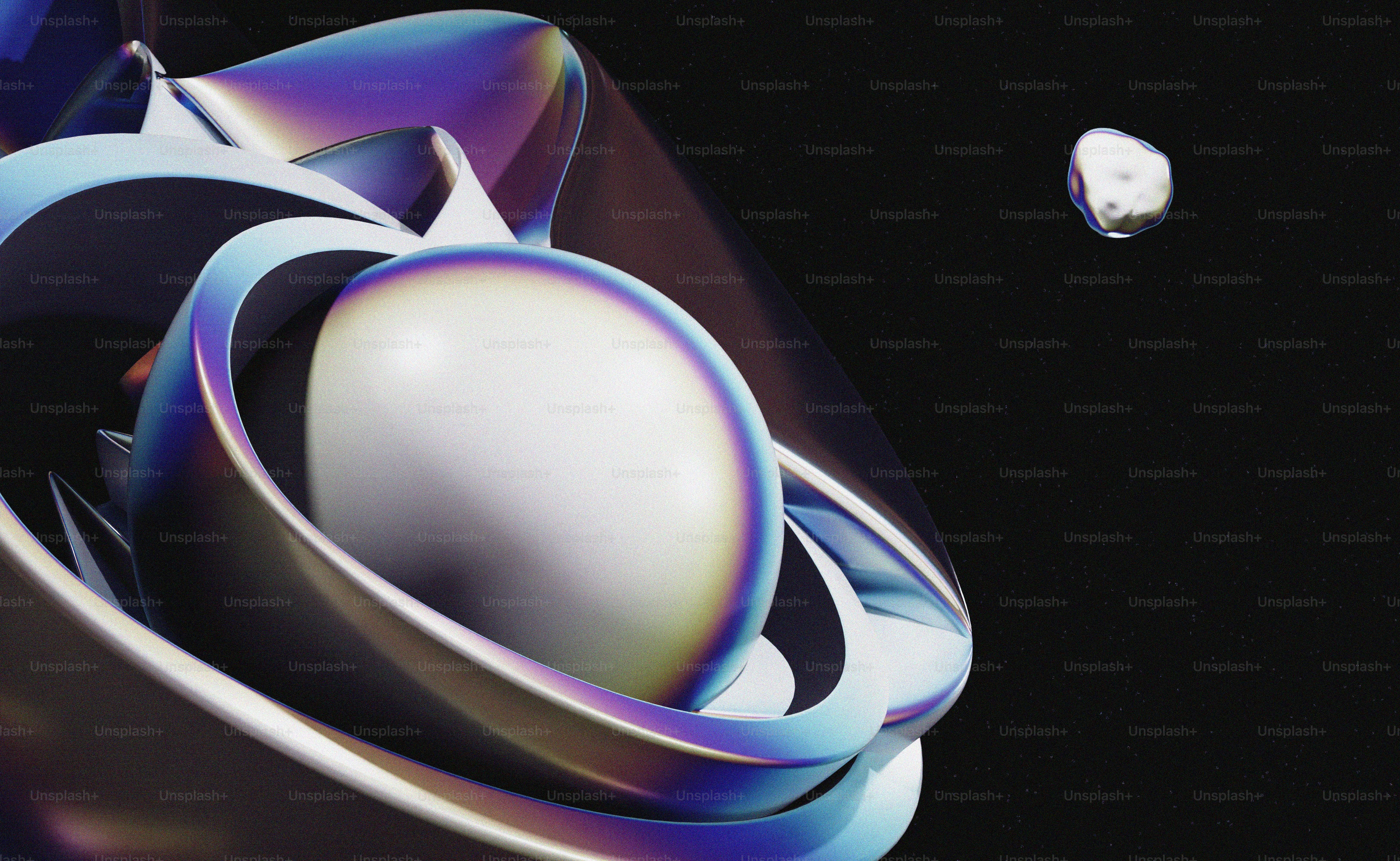 A computer generated image of an object in space photo – Sci-fi Image ...