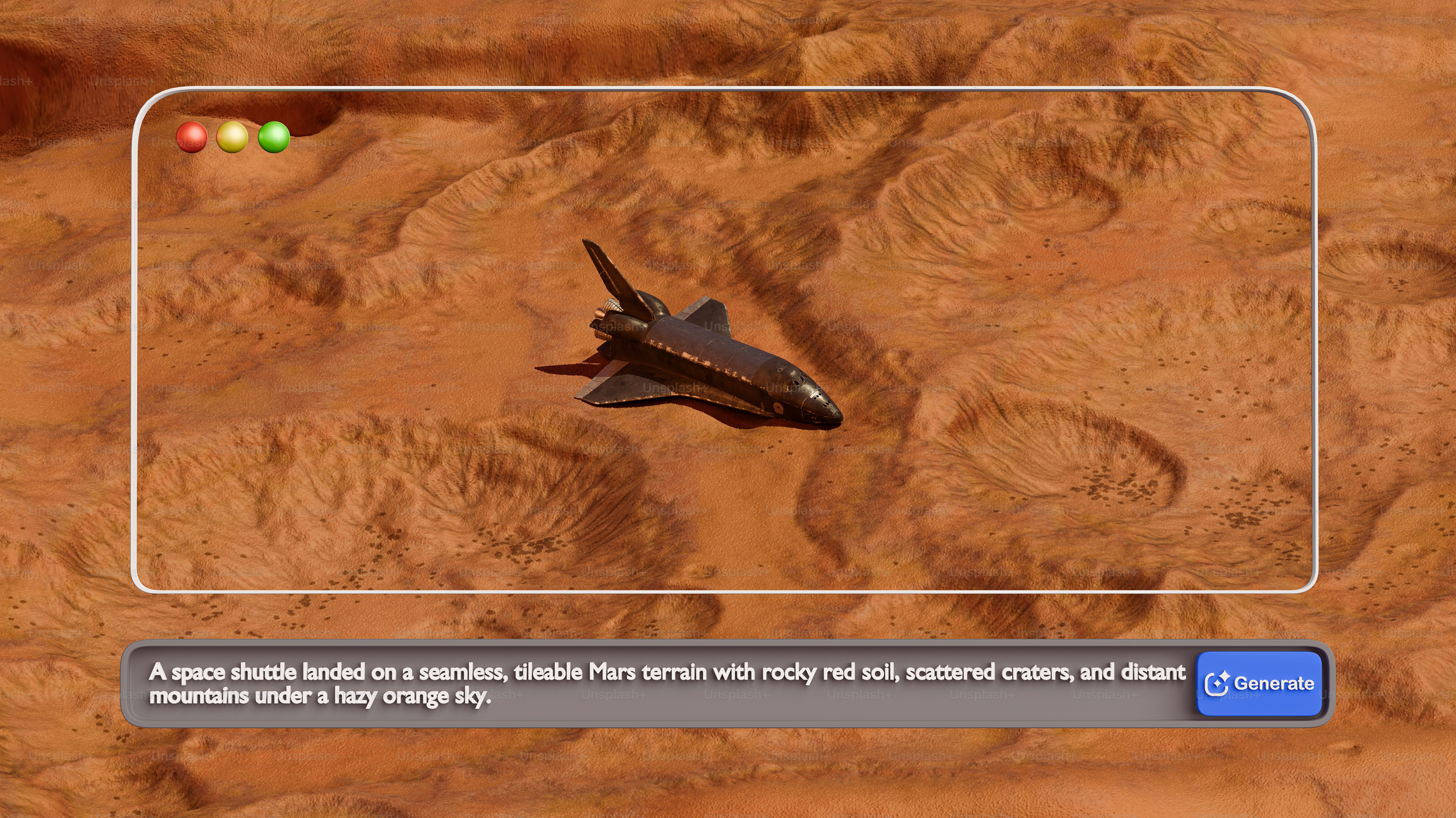 A computer screen with a picture of a plane in the desert photo ...