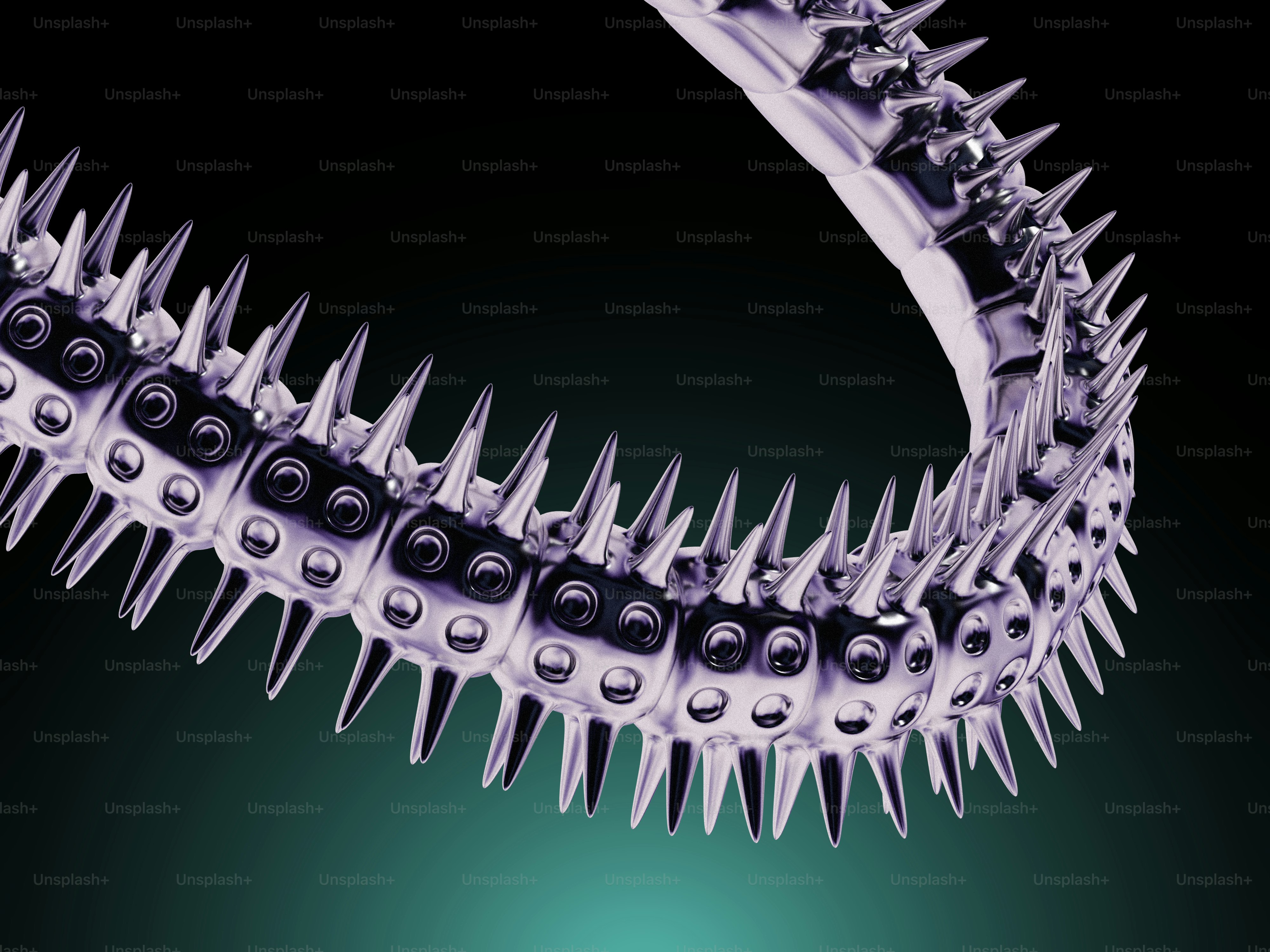 A close up of a metal object with spikes photo – Spikes Image on Unsplash