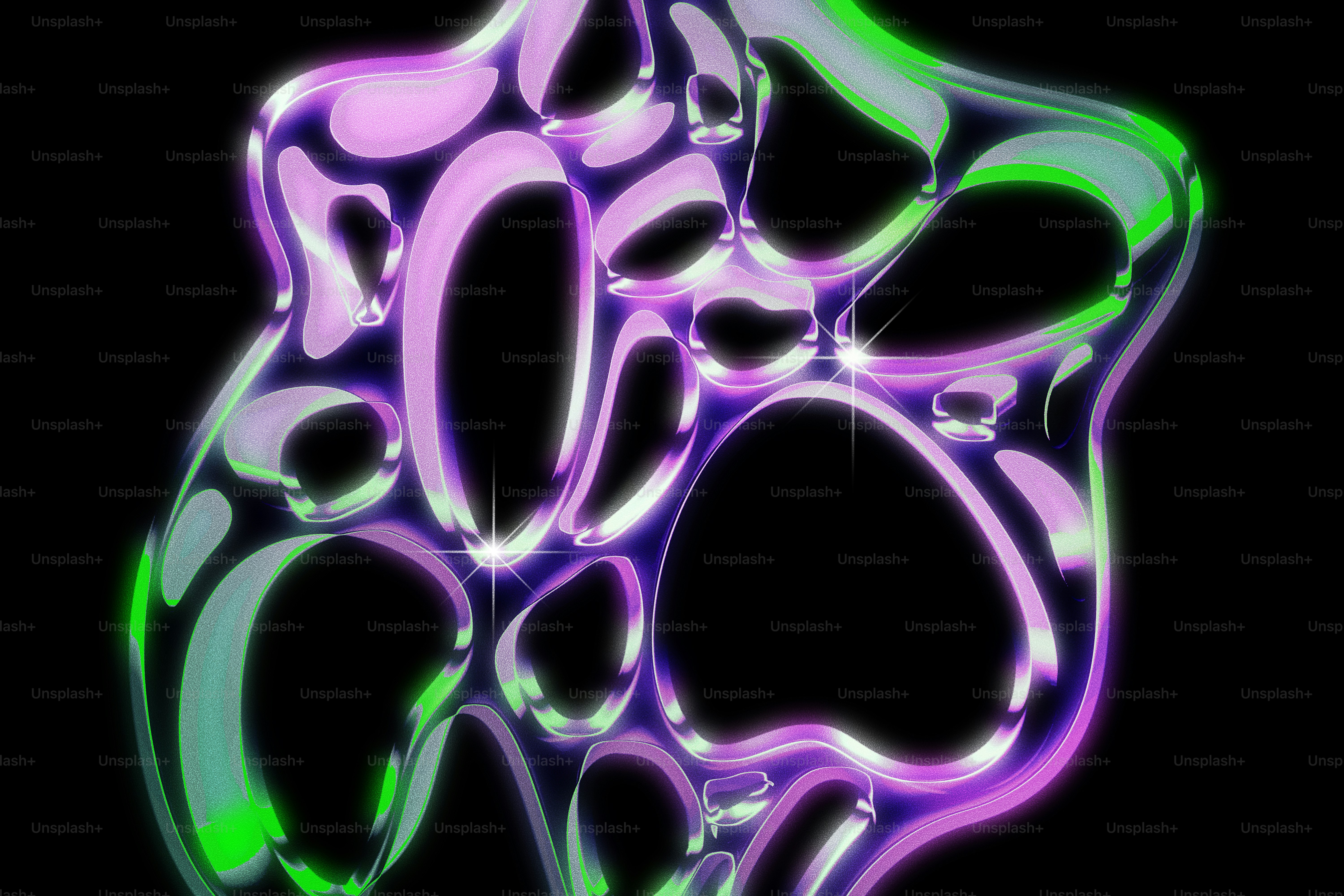 A computer generated image of a dog's paw photo – Liquid metal Image on ...