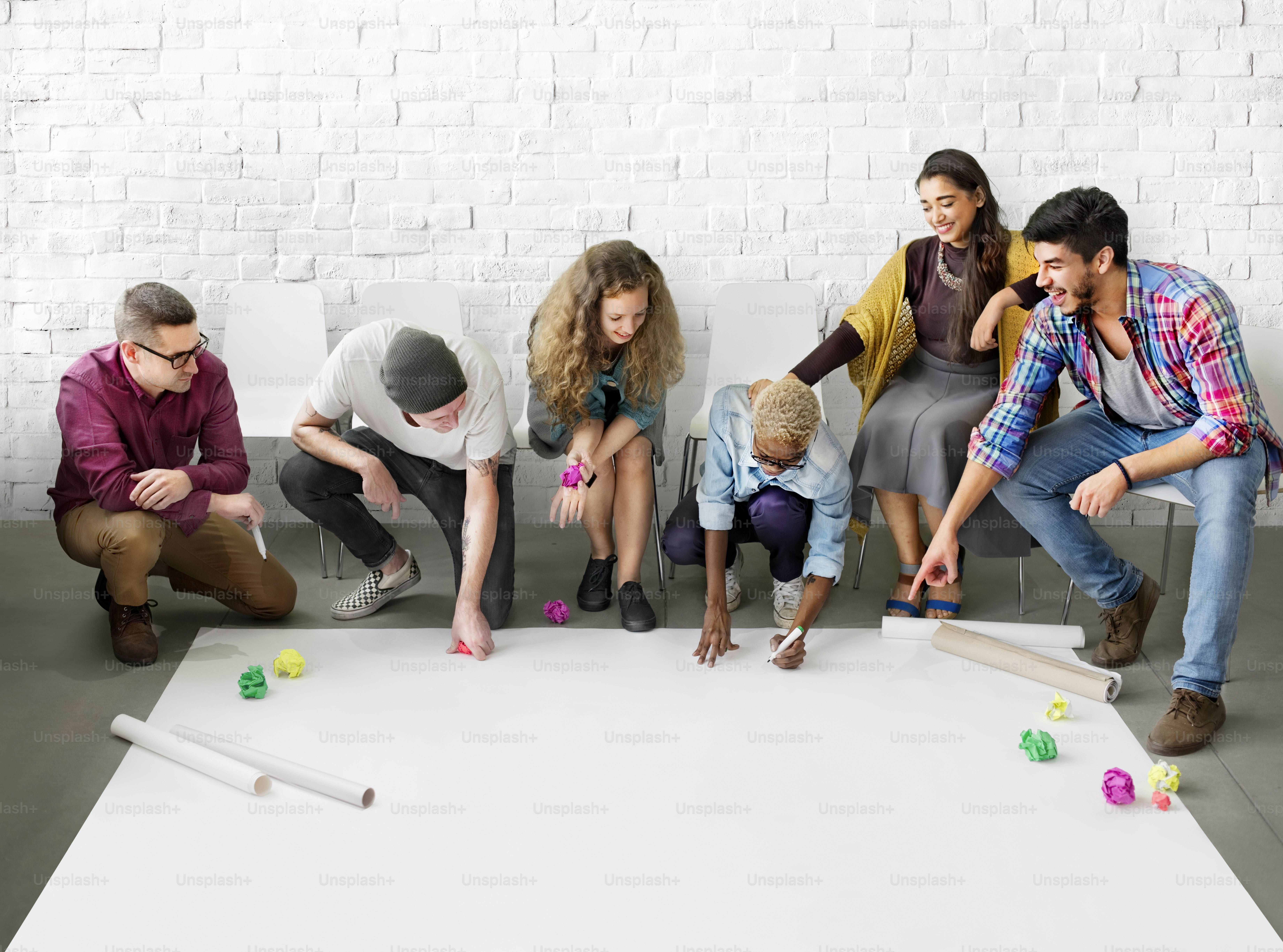 Design Students Team Designing Start up Concept photo – Architect Image ...