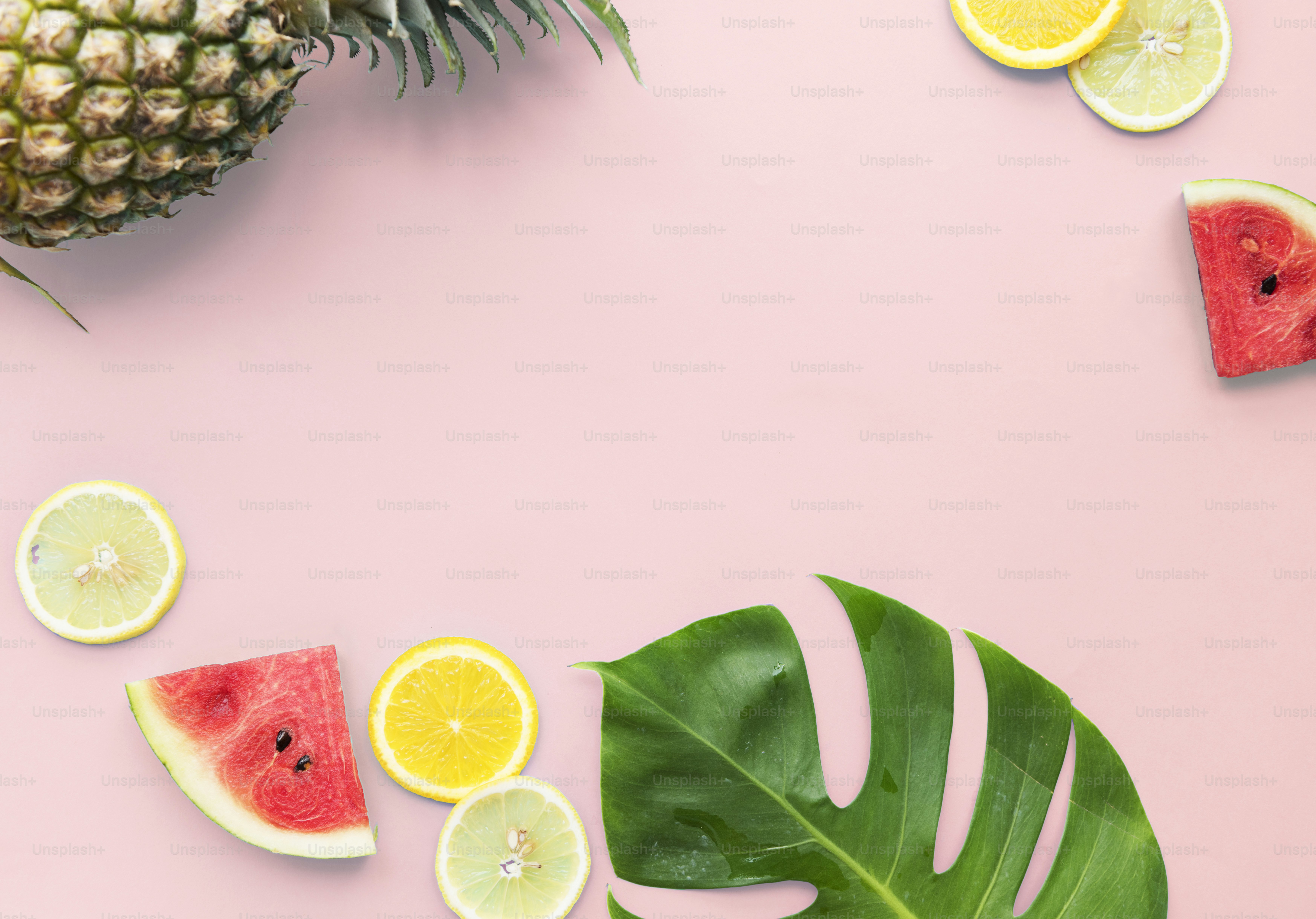 Fruits tropicaux Alimentation saine Vitamine Concept de nutrition ...