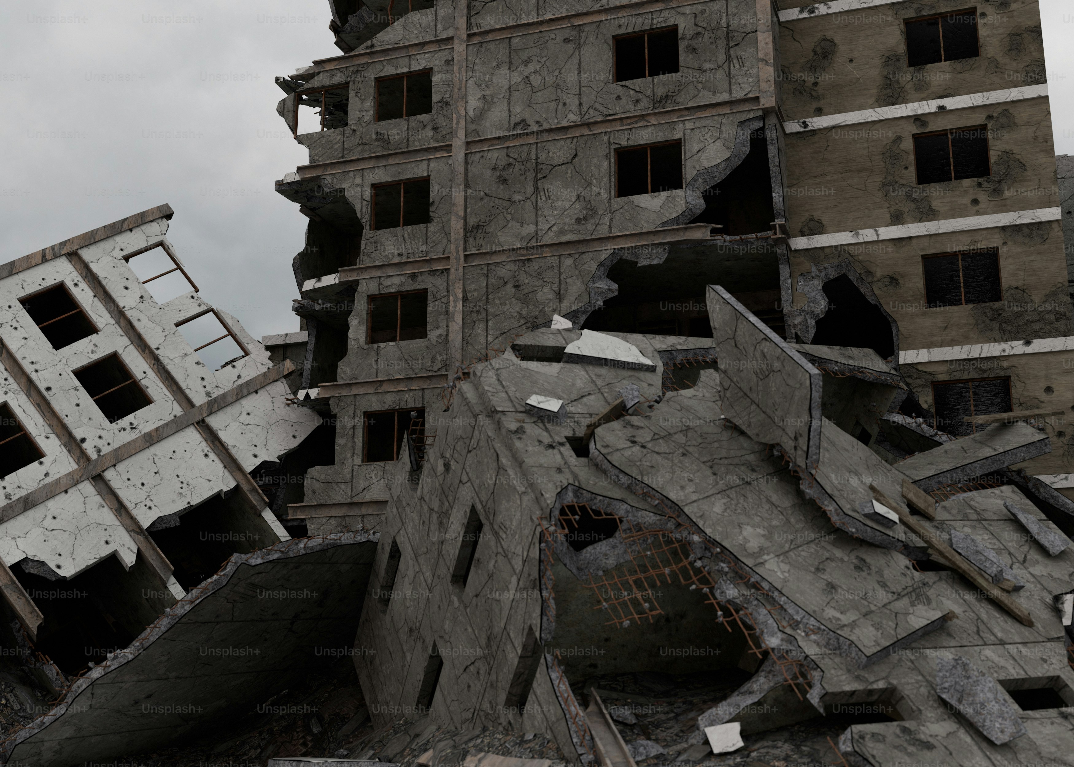 A very tall building with a bunch of windows photo – Wallpaper Image on ...