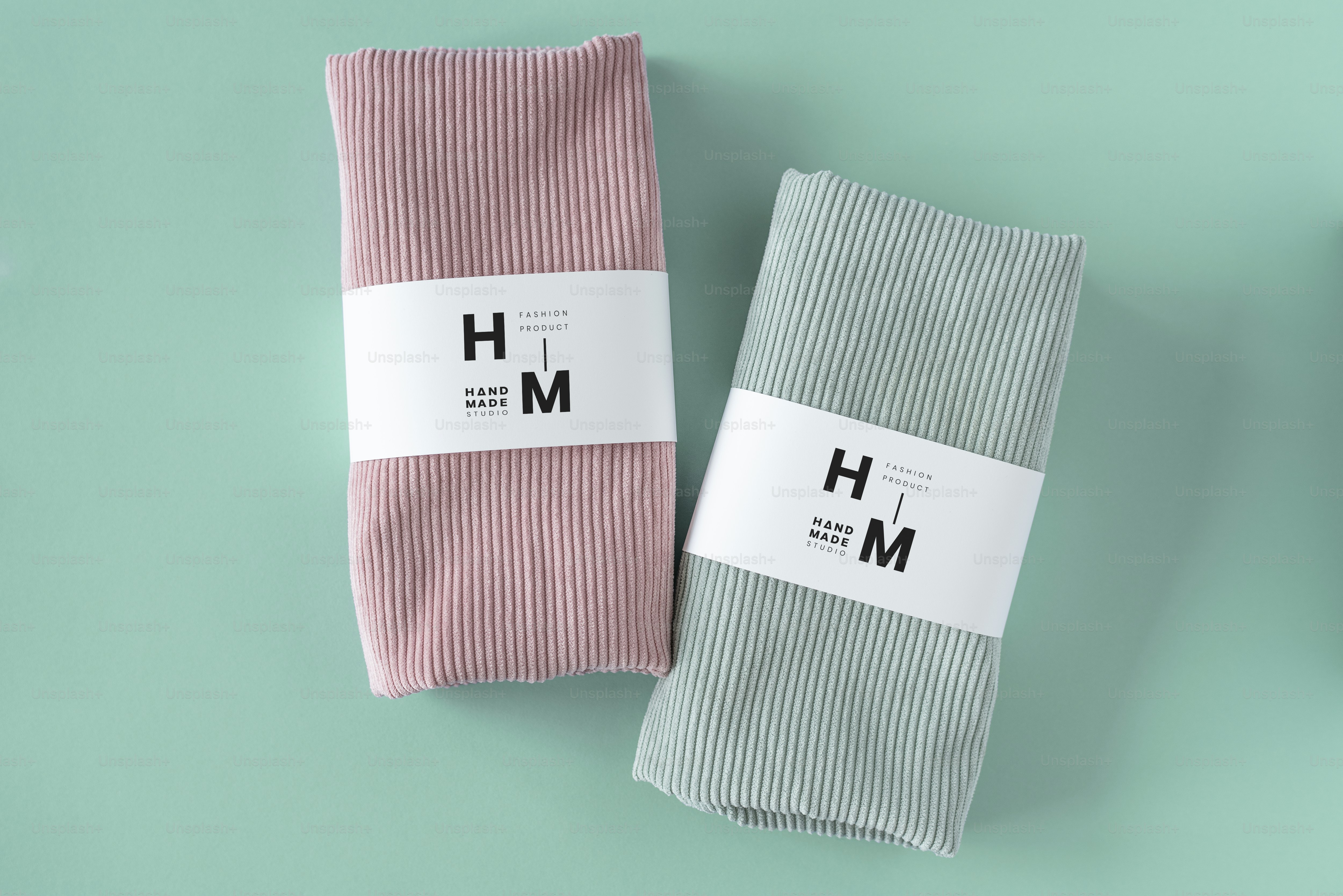 Handmade cloth fashion logo mockup ***These are our own generic designs ...