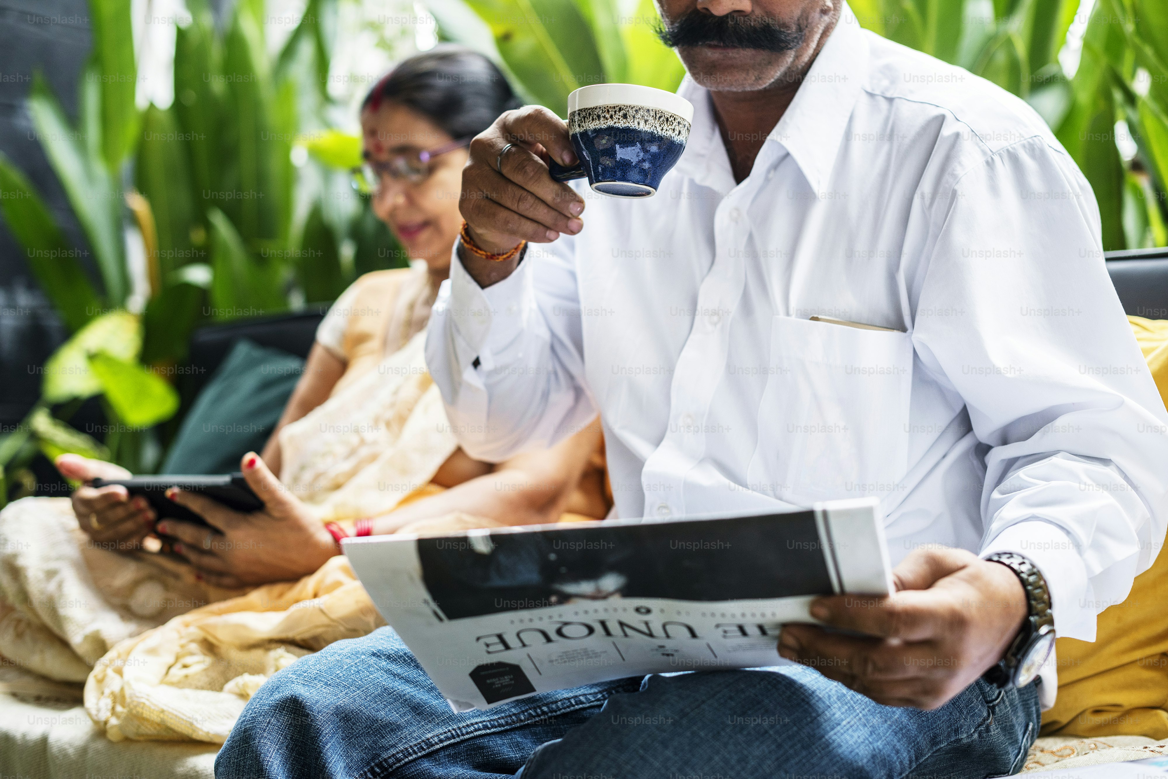 A happy Indian couple spending time together ***These documents are our ...