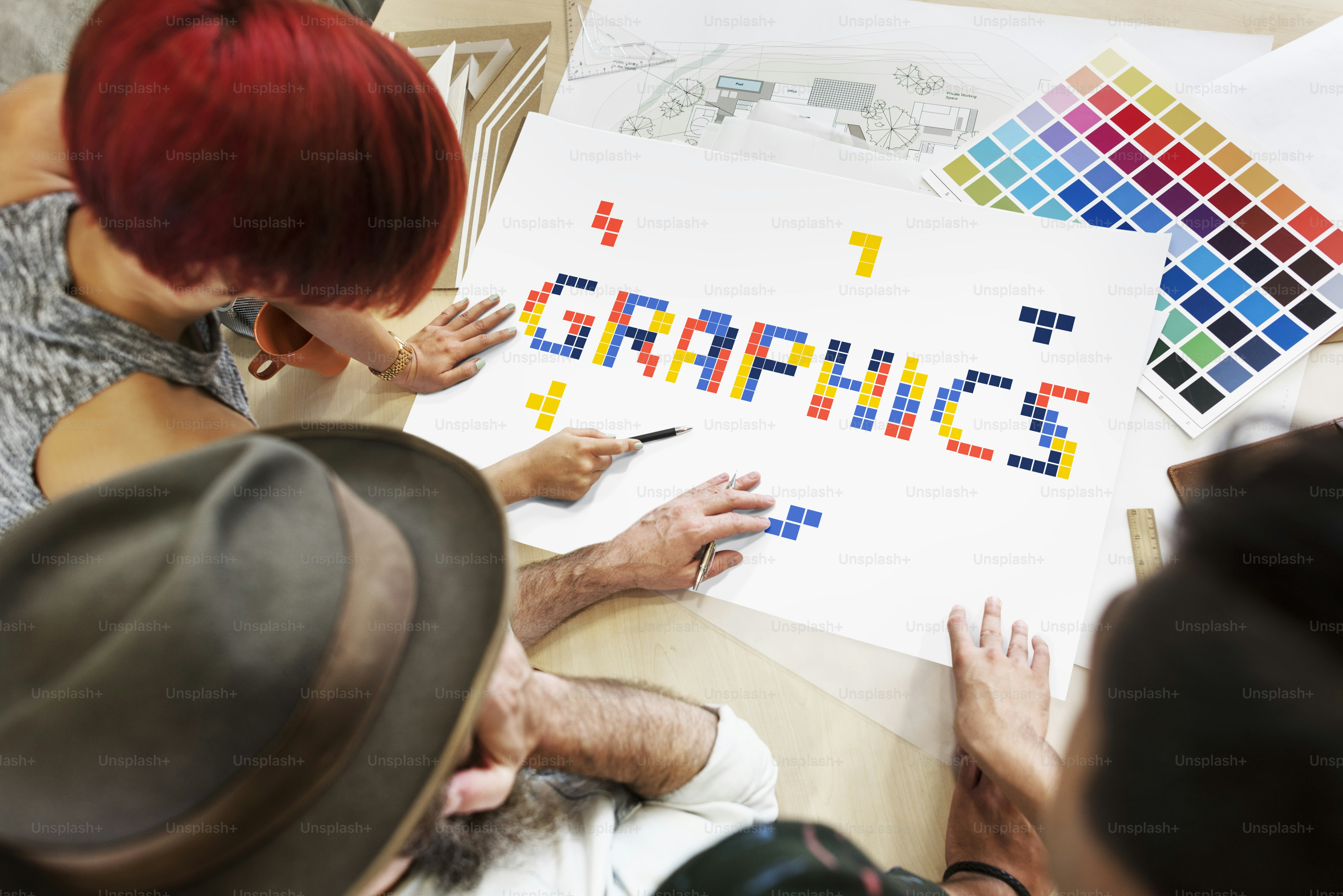 Graphic designers working together photo – Ideas Image on Unsplash