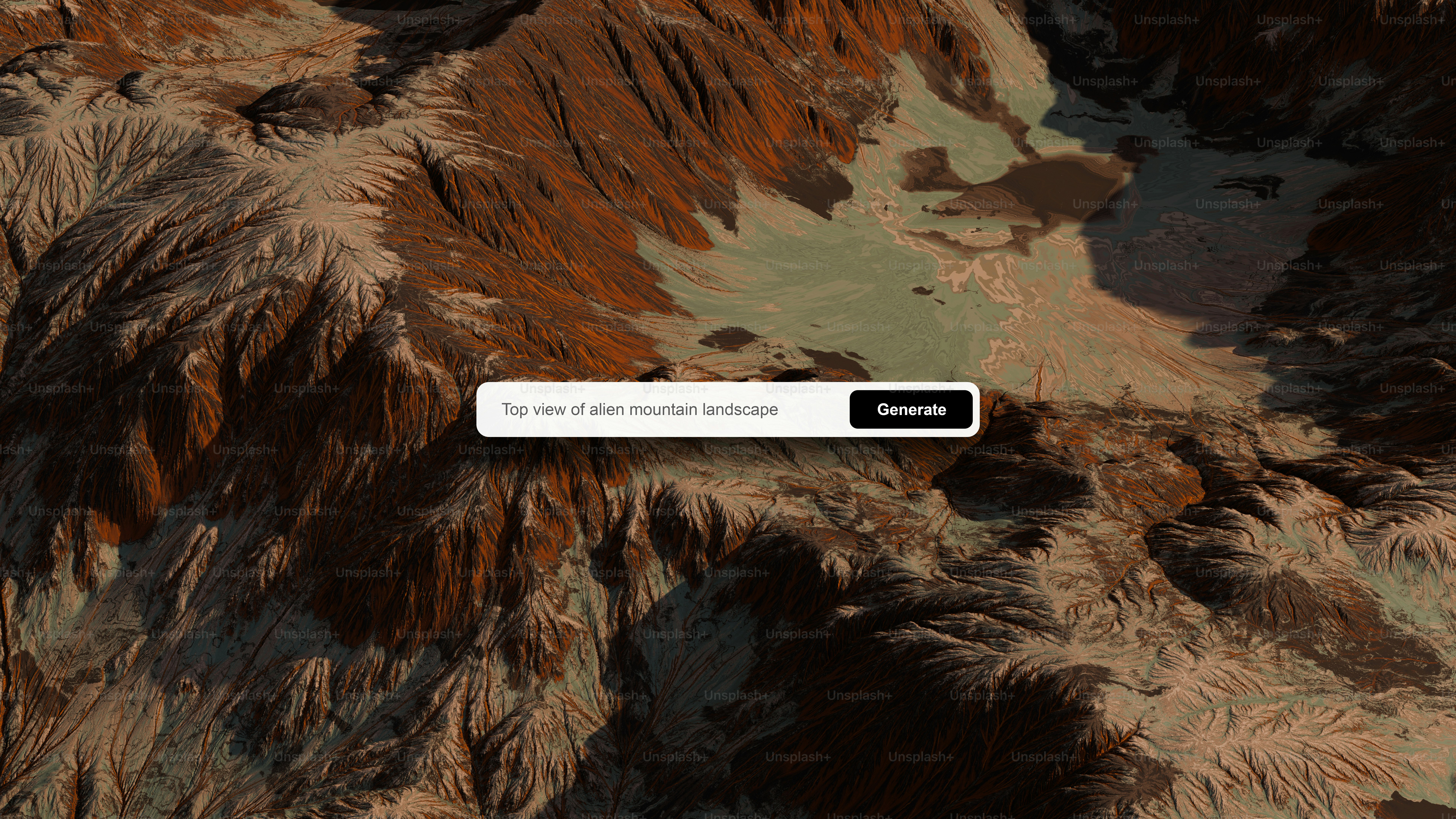 An aerial view of a mountain range with a satellite view of the area ...