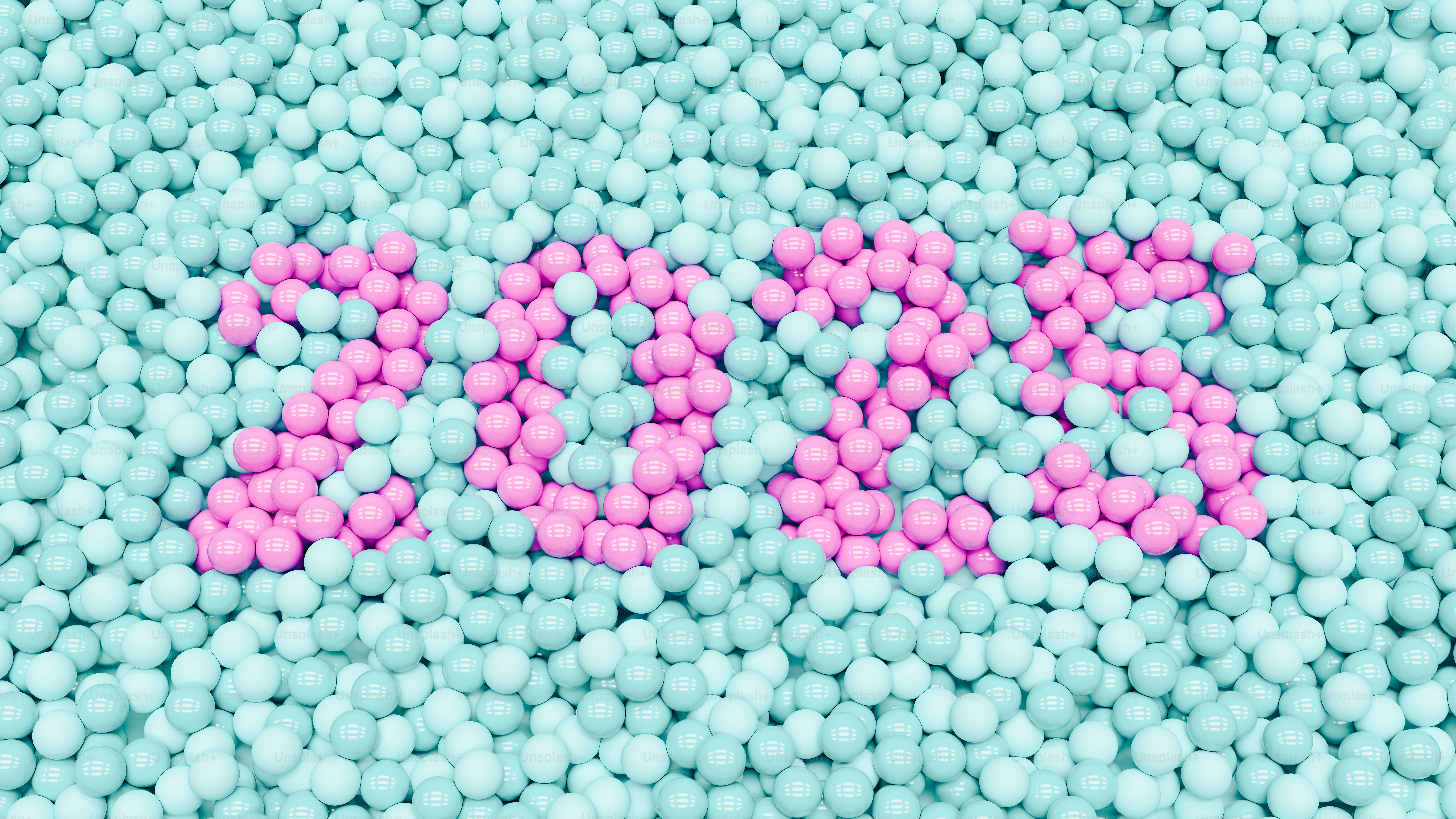 A close up of a pink and blue object photo – New year Image on Unsplash