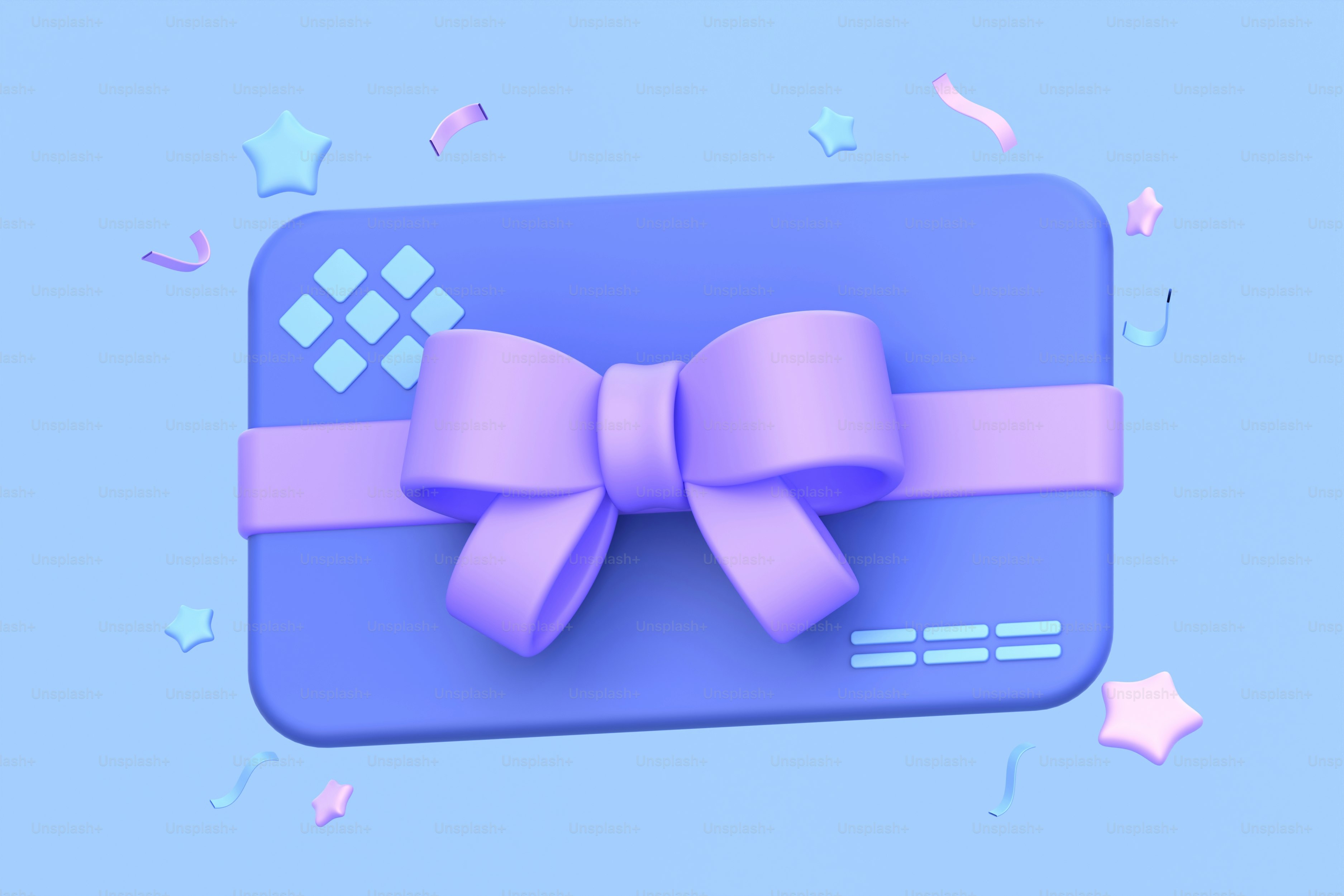 A gift card with a pink bow on it photo – Loyalty card Image on Unsplash