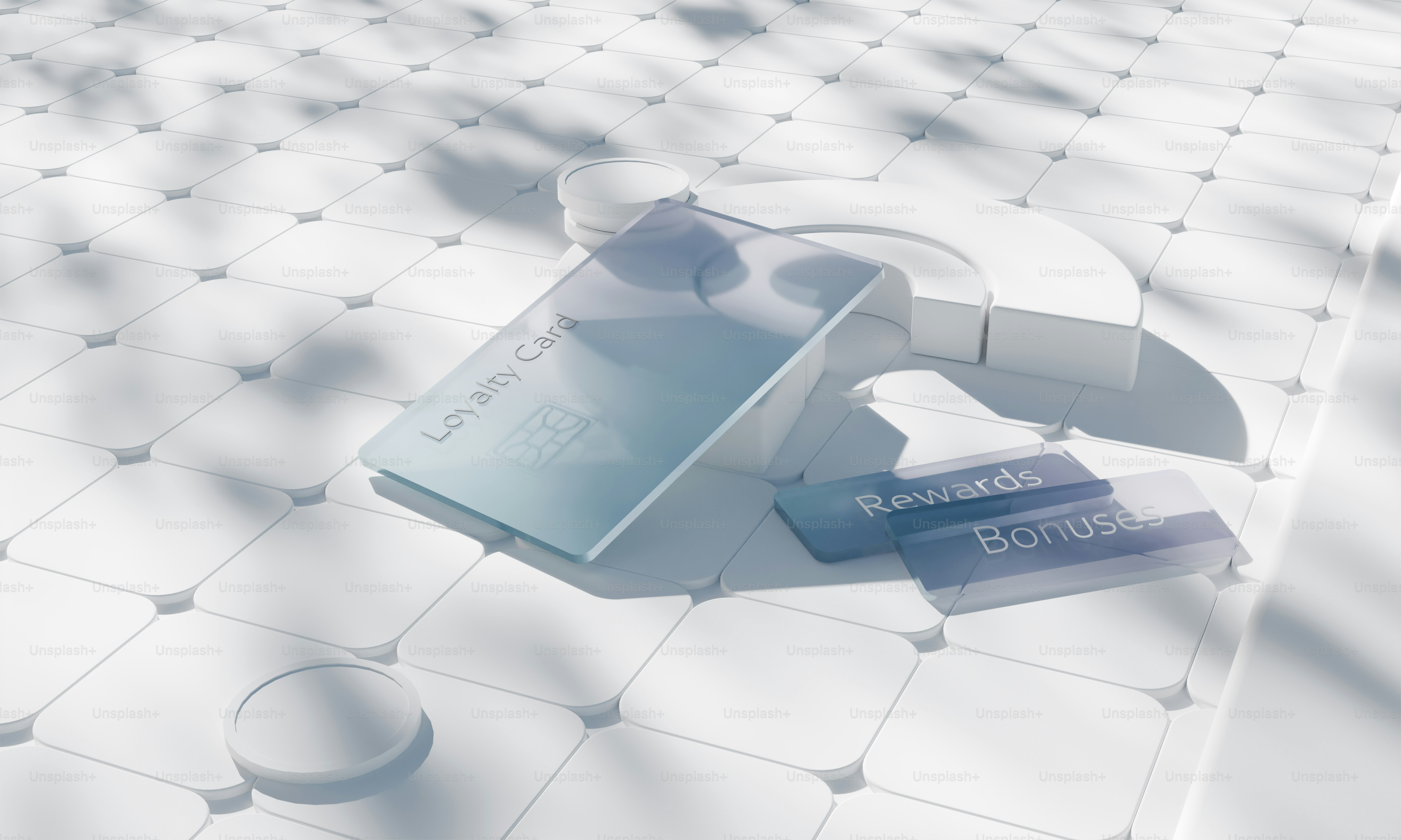 A credit card laying on top of a white tile floor photo – Cashback ...