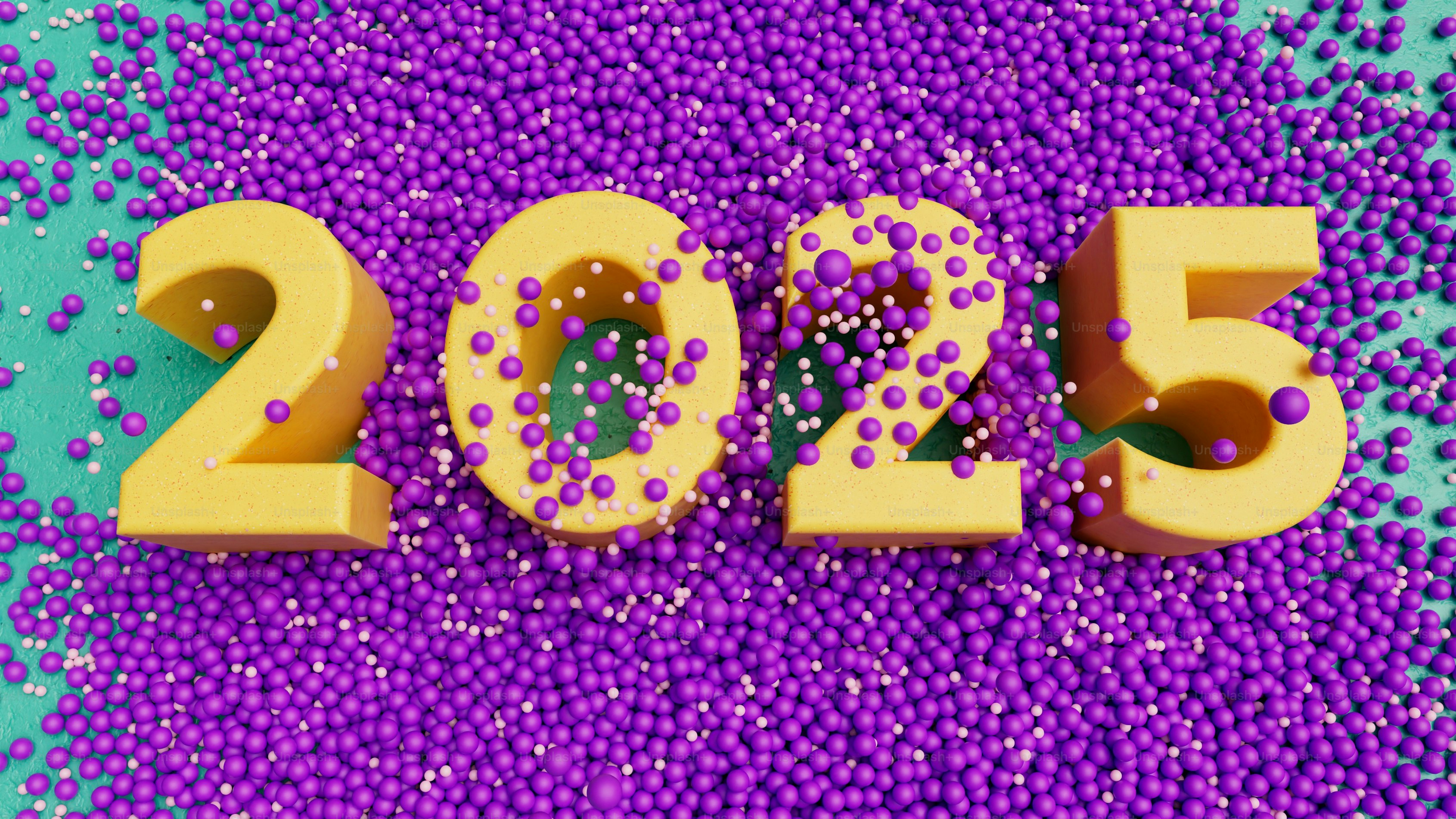 A purple and blue background with the numbers 205 photo – New year ...
