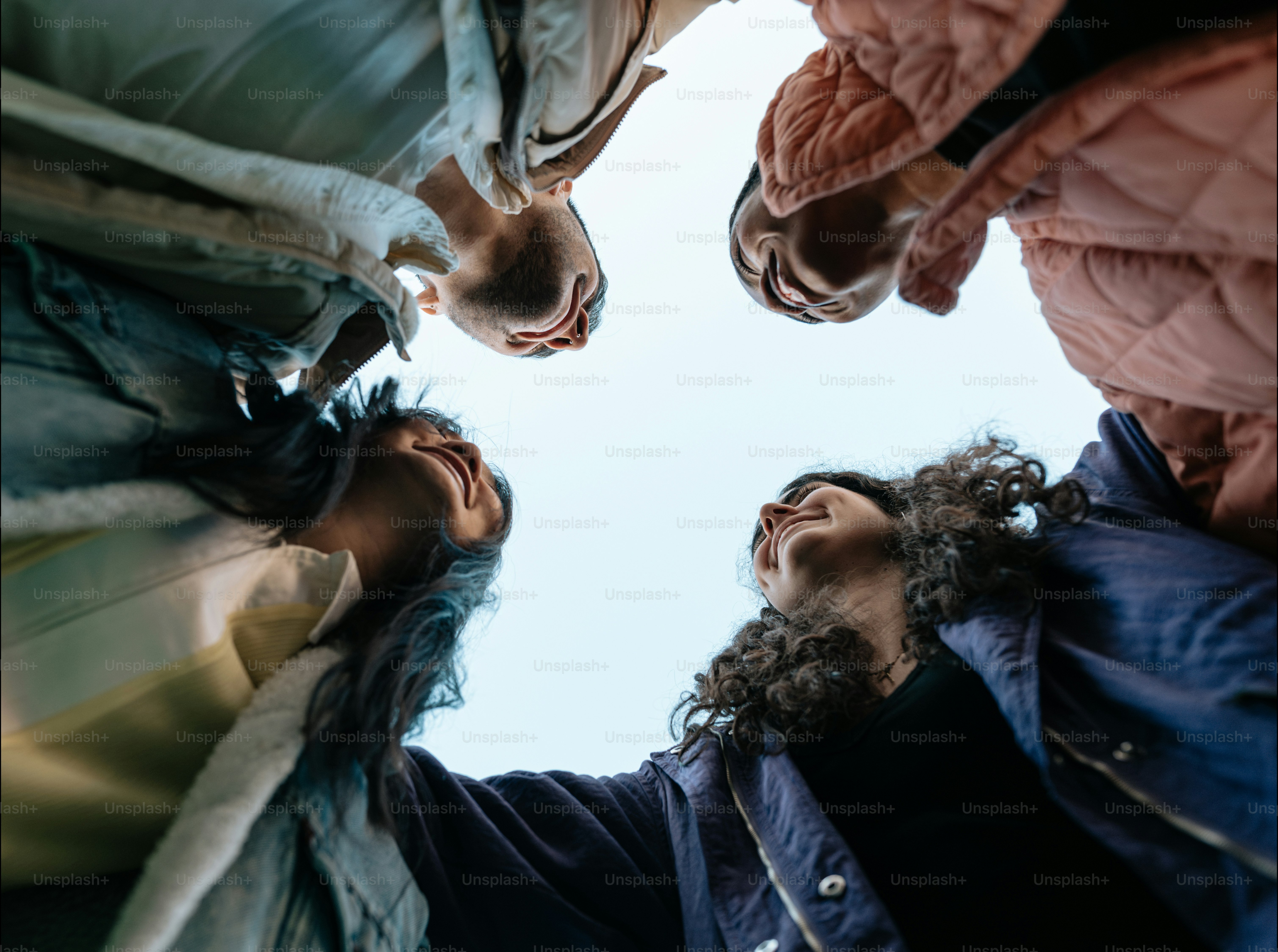A group of people standing next to each other photo – Friends Image on ...