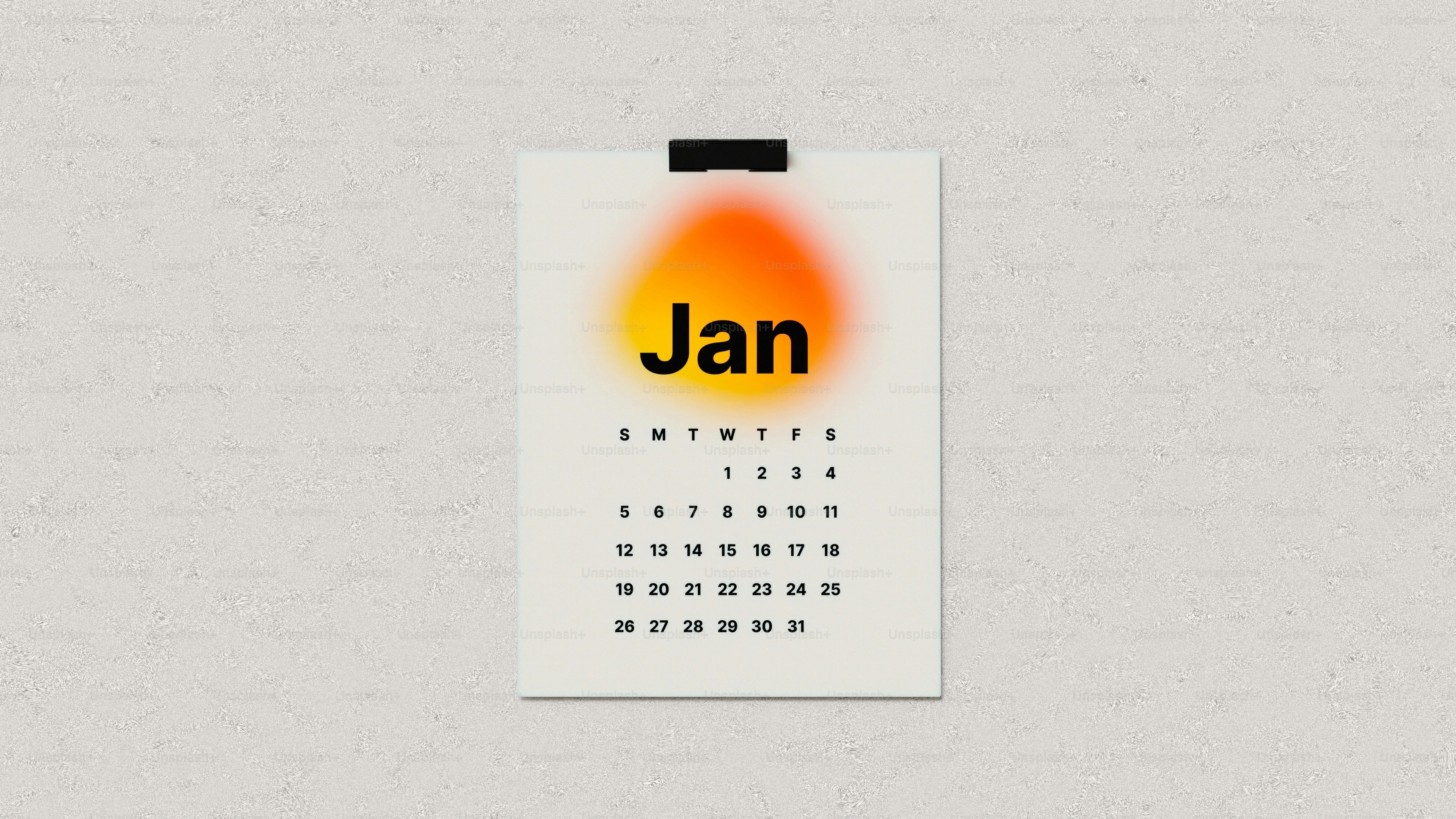 A calendar with the word jan on it photo – January Image on Unsplash