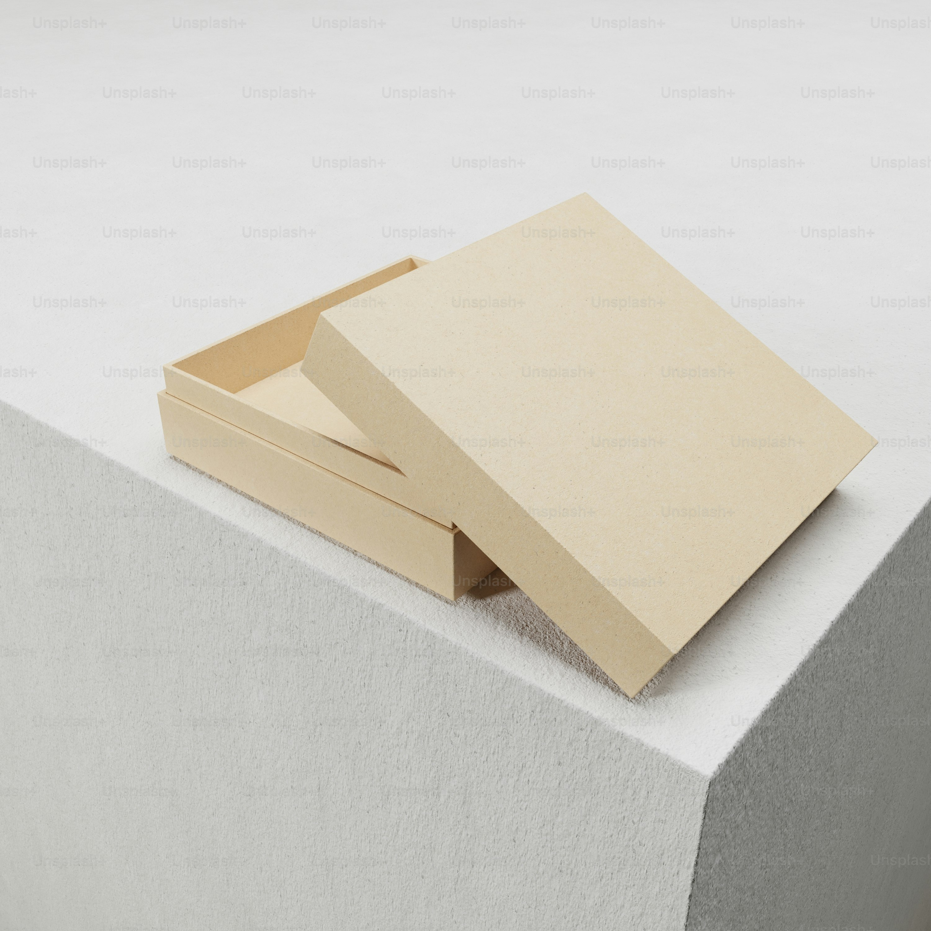 A stack of books sitting on top of a cement block photo – Mockup Image ...