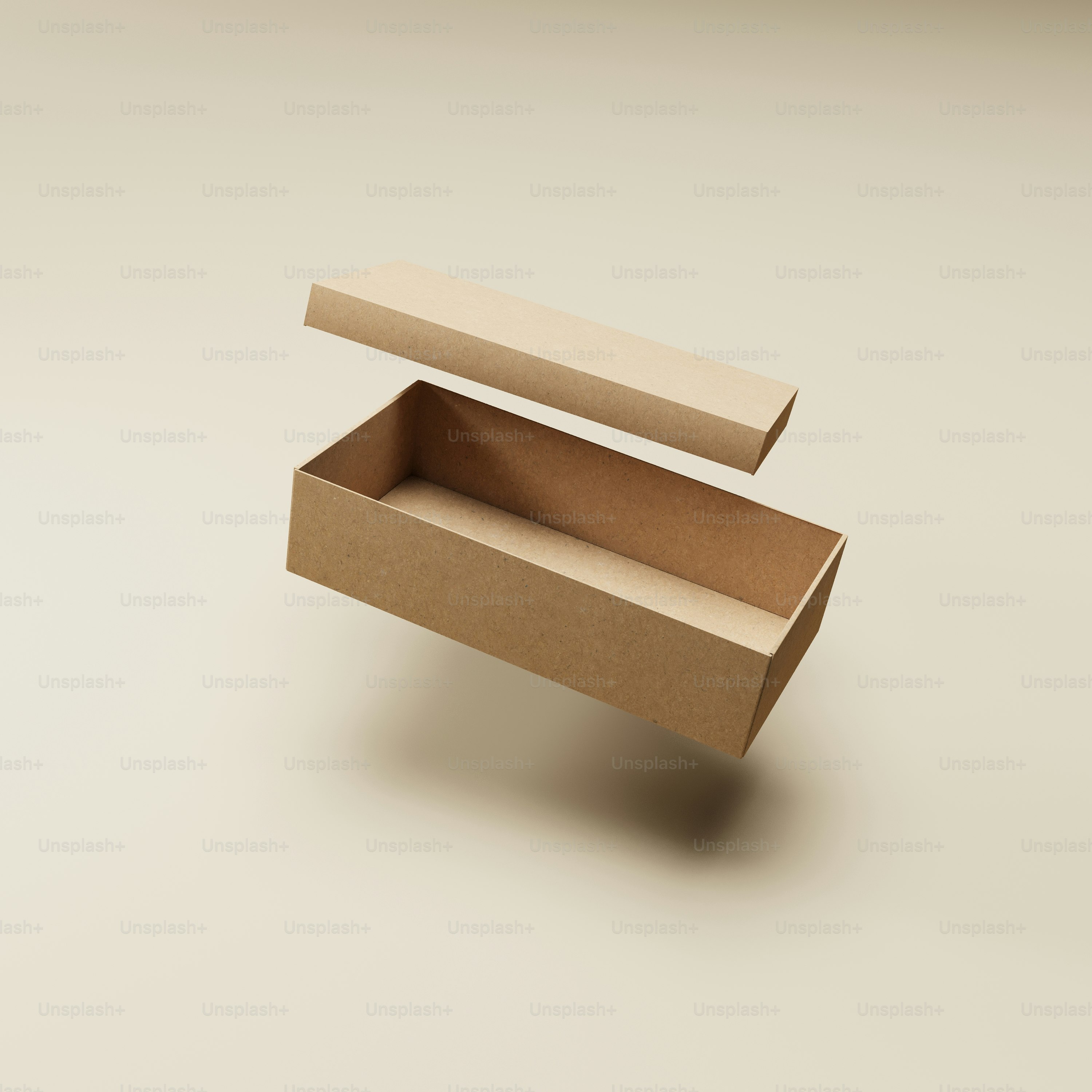 An open cardboard box on a plain surface photo – Product Image on Unsplash