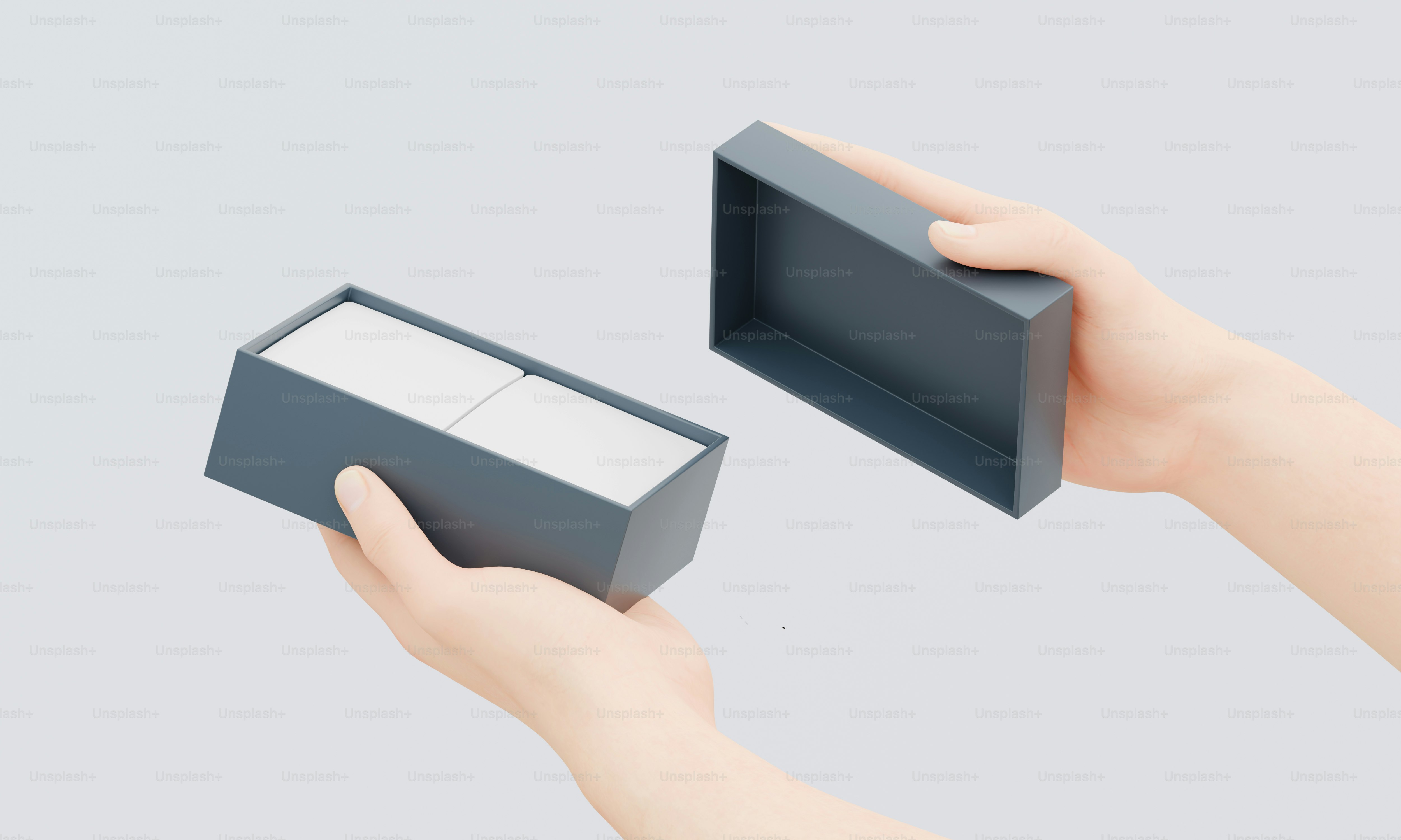 A person holding a box in their hand photo – Mockup Image on Unsplash