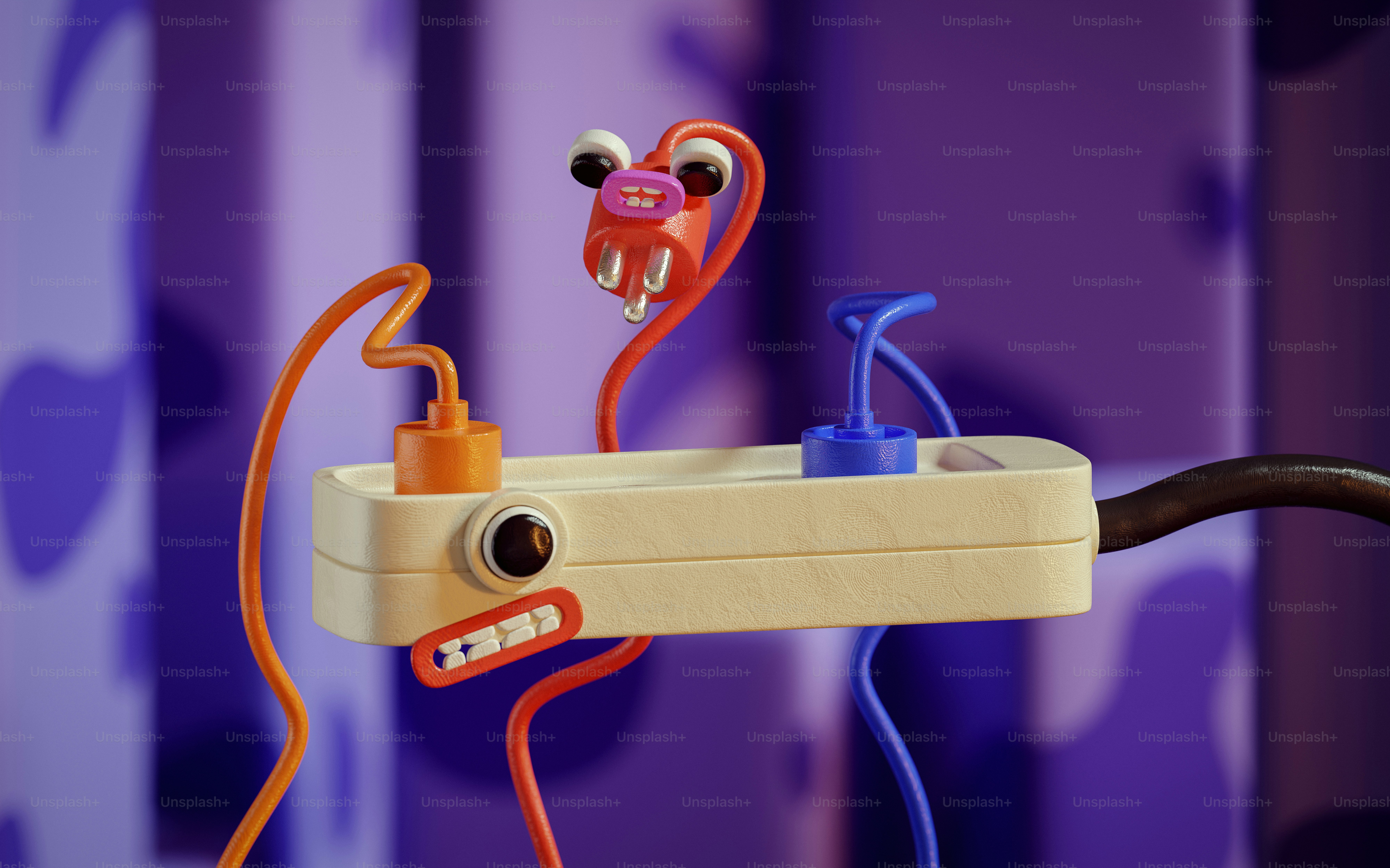 A close up of a toy electrical device photo – Plug Image on Unsplash