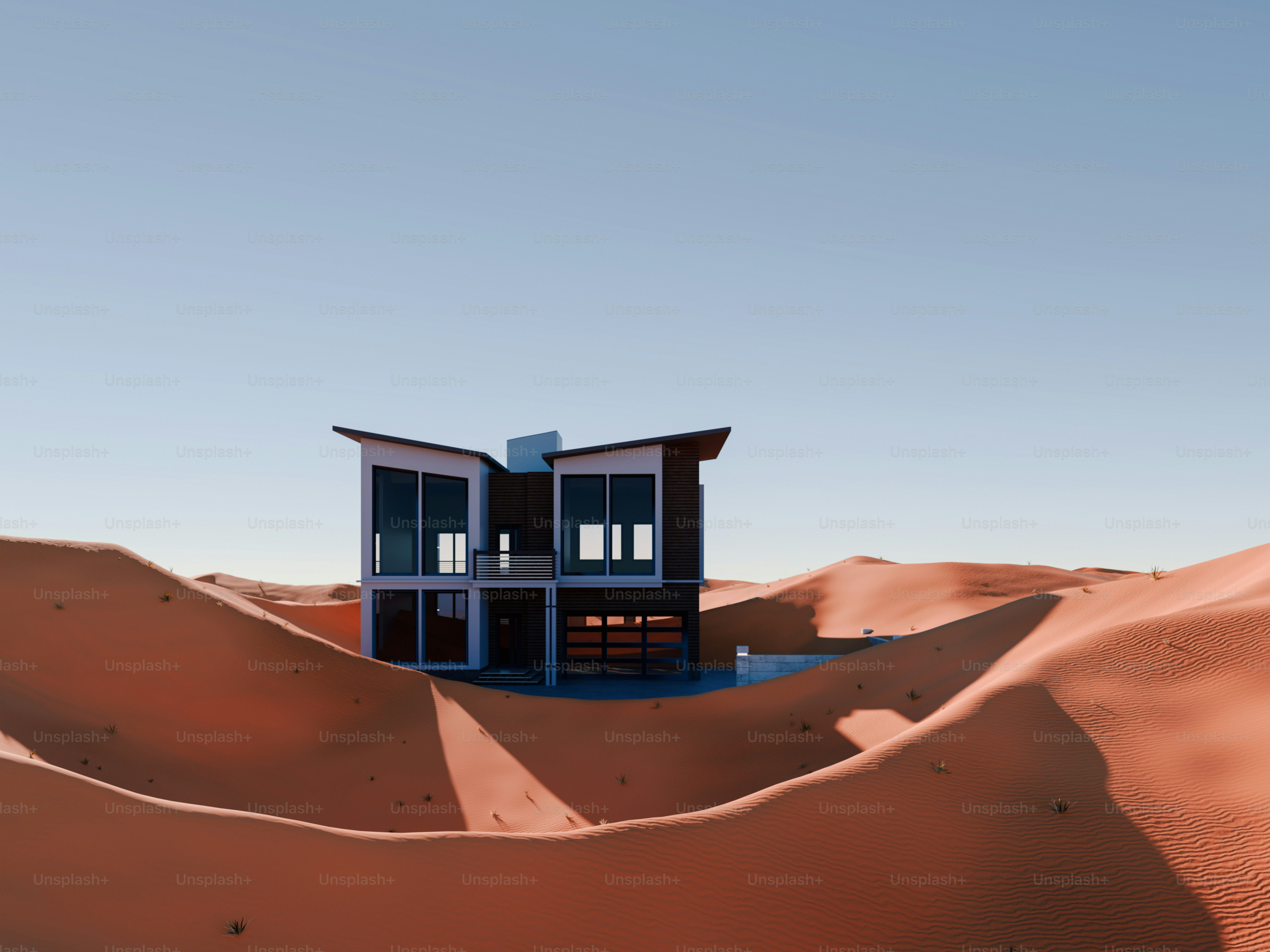 A small house in the middle of a desert photo – Hotel Image on Unsplash