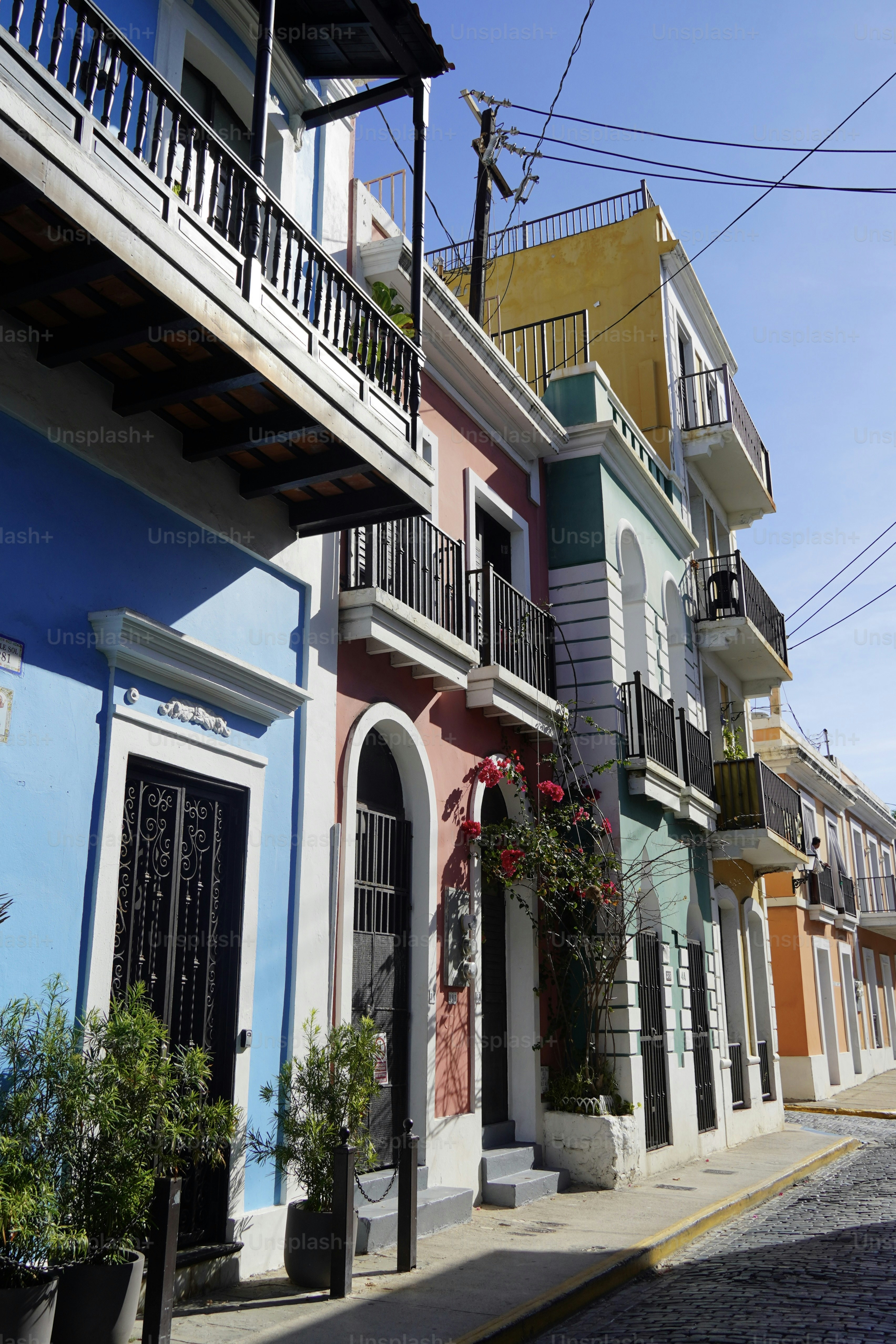 Colourful Colonial Buildings in Old San Juan Puerto Rico photo – Puerto ...