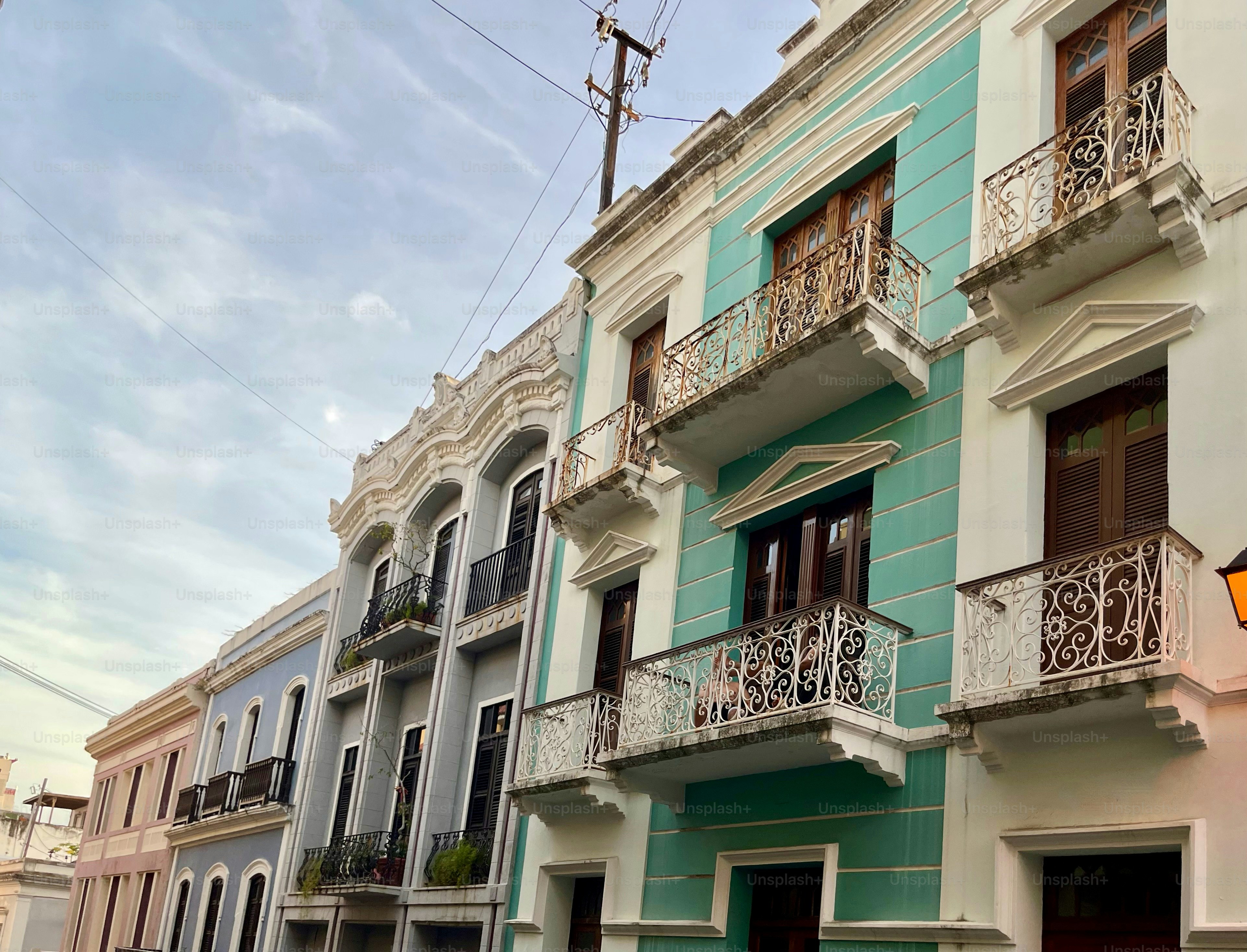 Colourful Colonial Buildings in Old San Juan Puerto Rico photo – Puerto ...