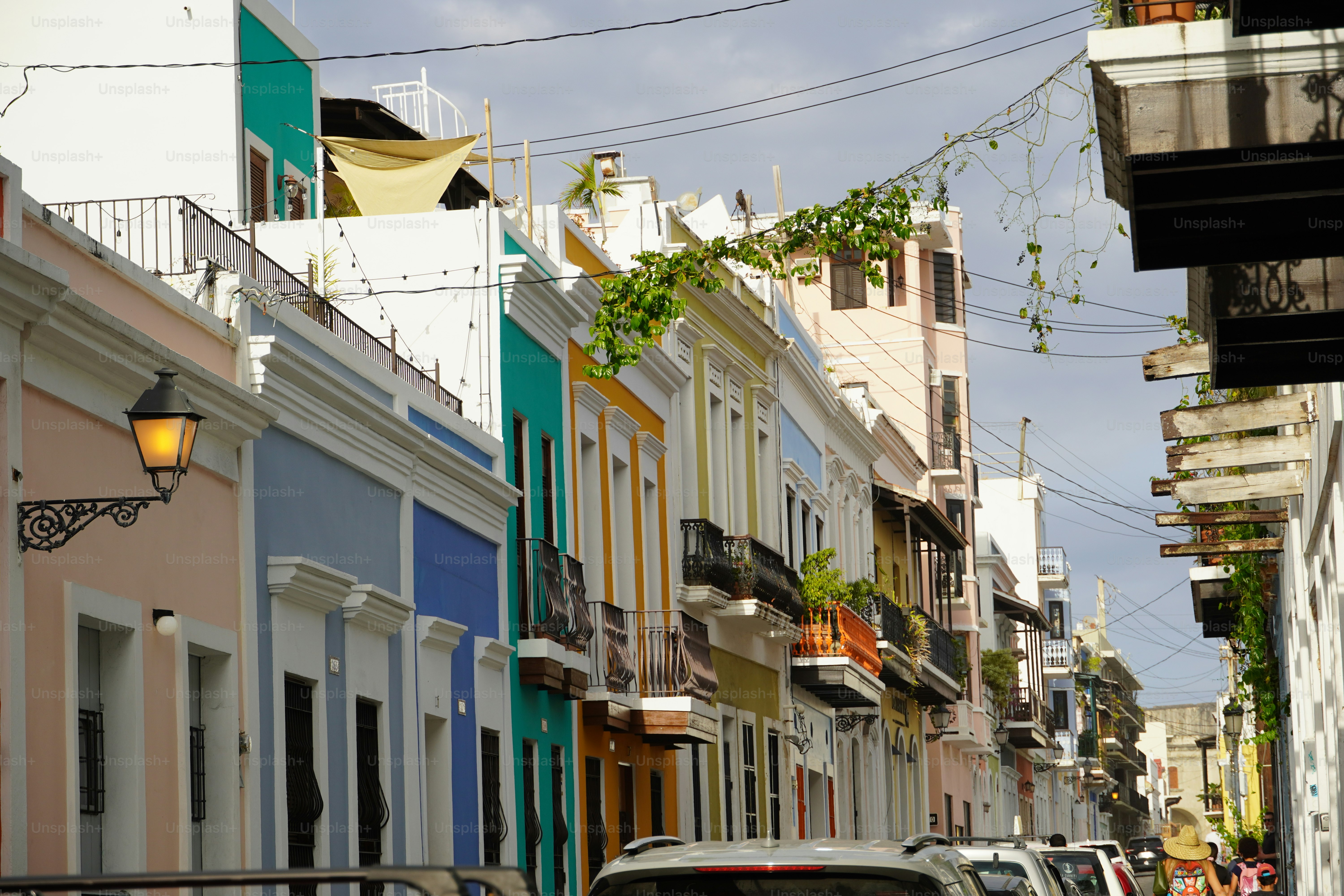 Colourful Colonial Buildings in Old San Juan Puerto Rico photo – Puerto ...
