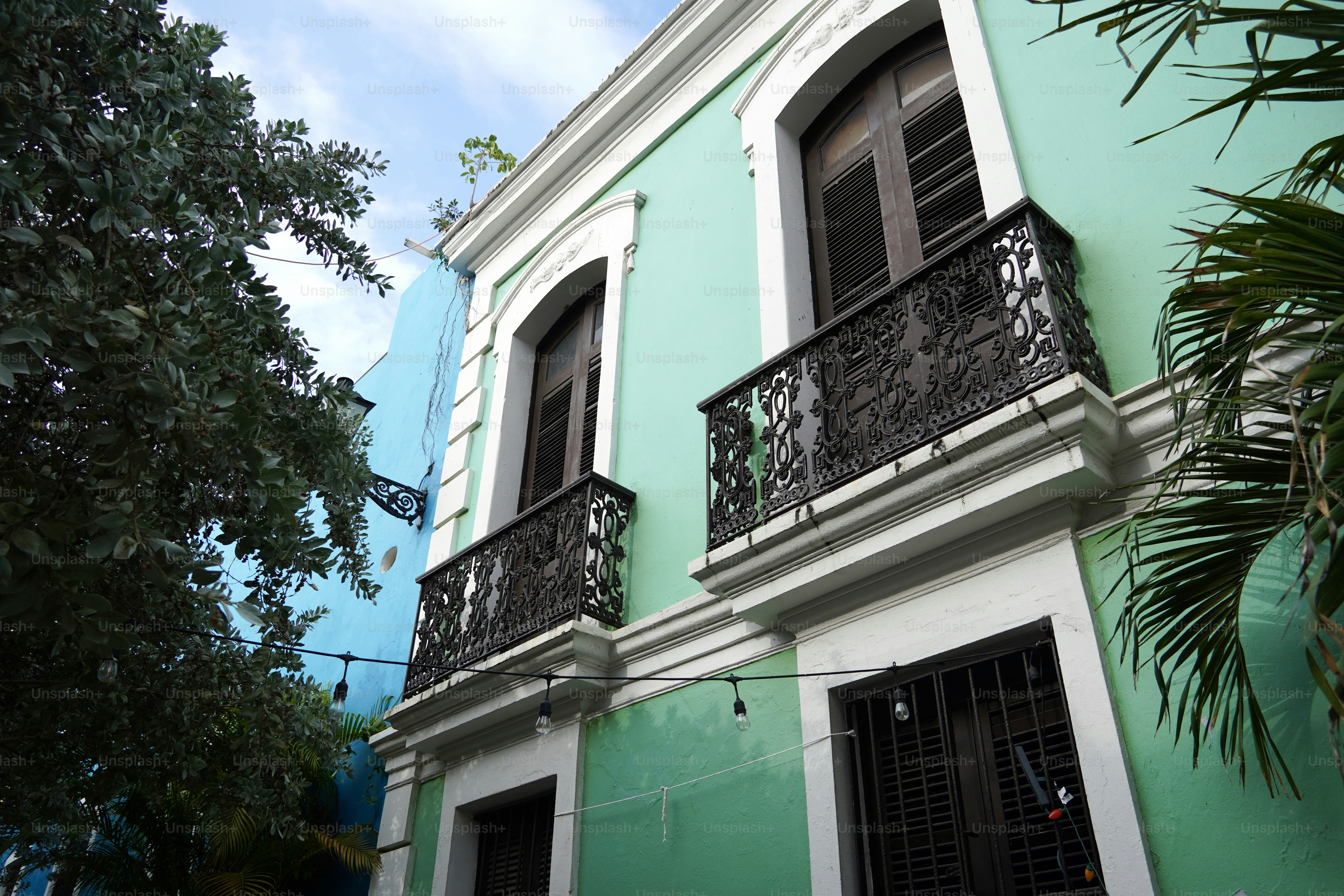 Colourful Colonial Buildings in Old San Juan Puerto Rico photo – Travel ...