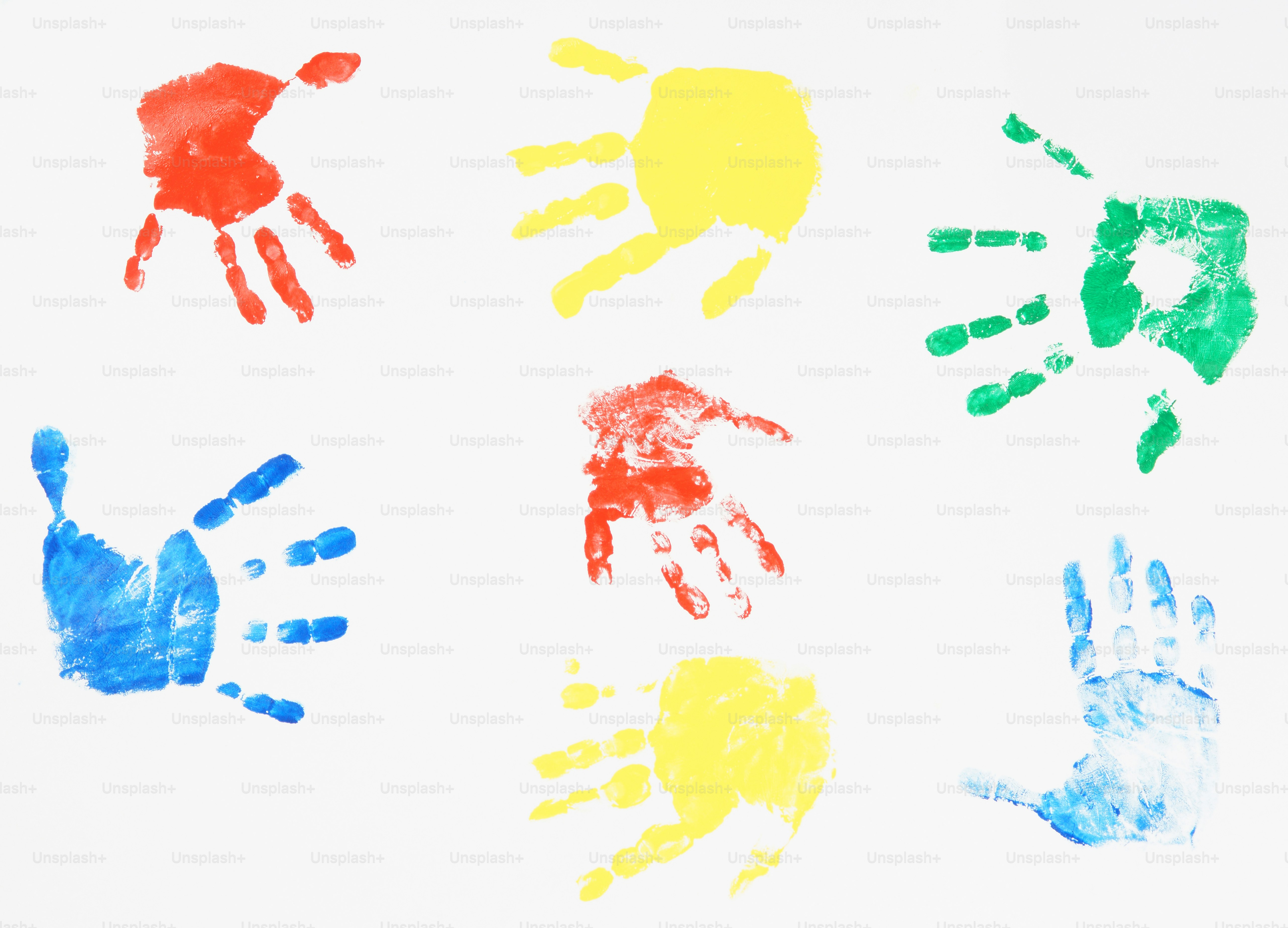 Child's Color Hand Prints photo – Abstract Image on Unsplash
