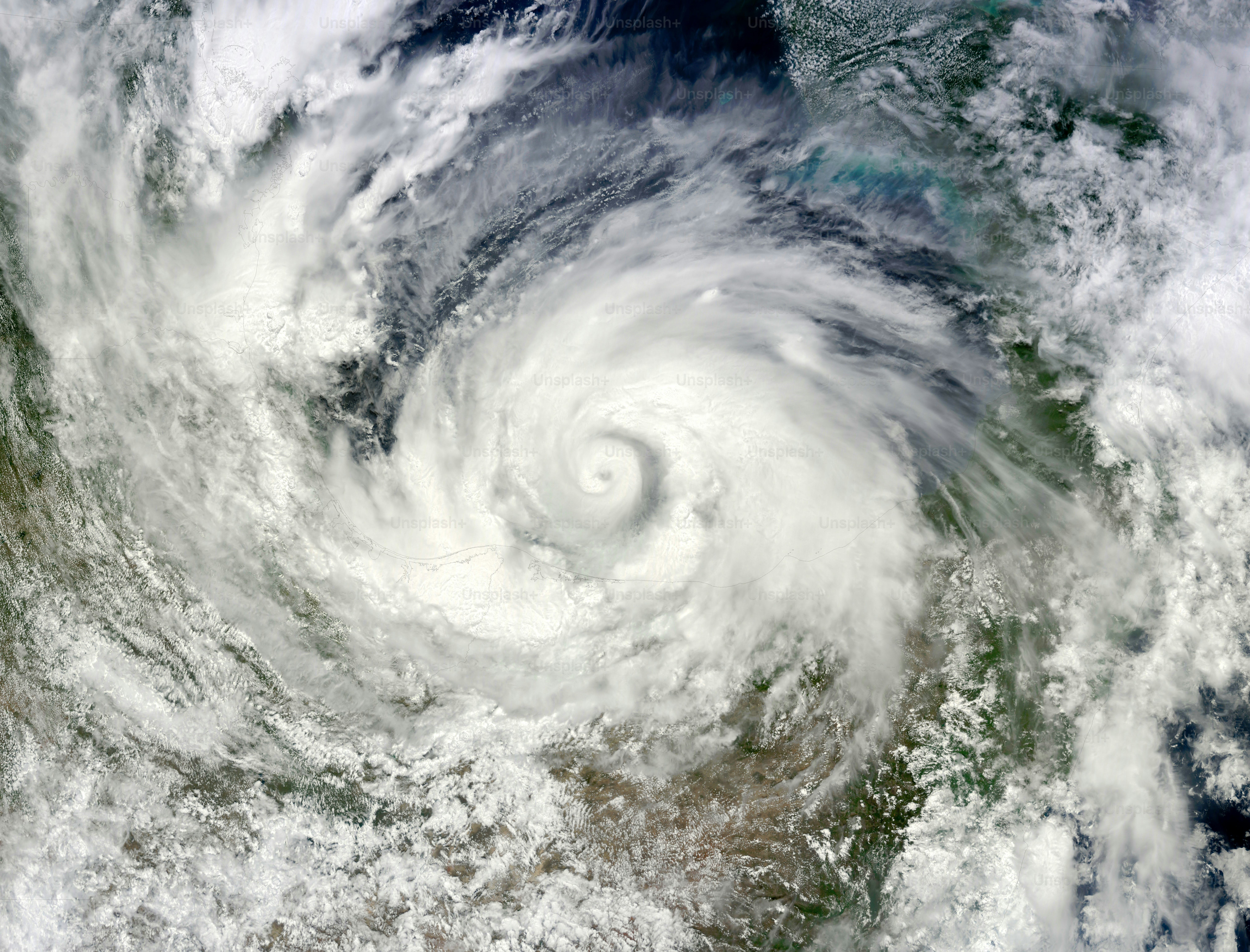 Top view of Hurricane Alex, Atlantic Hurricane, Sprawls across the Gulf ...