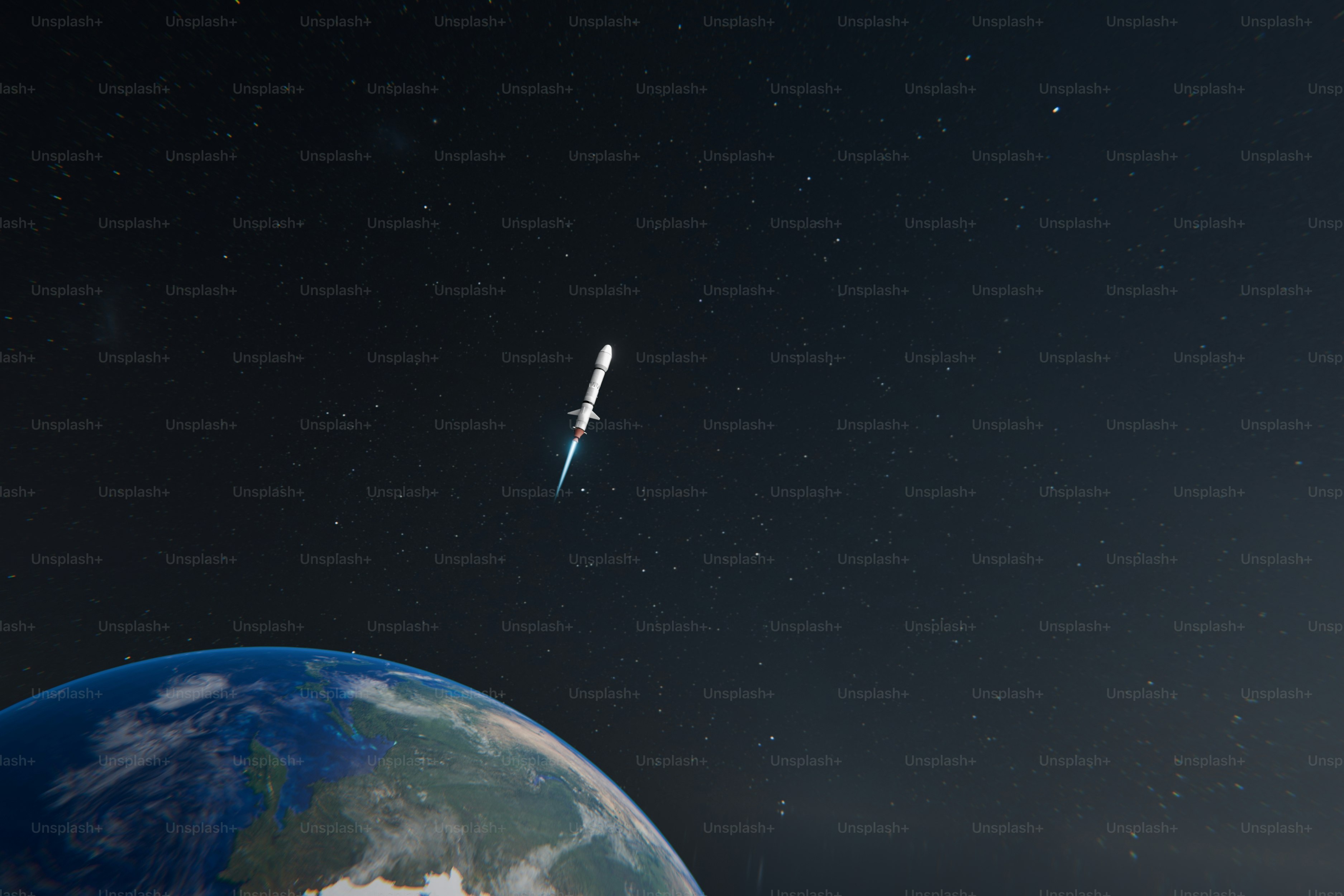 A space shuttle flying over the earth photo – Technology Image on Unsplash