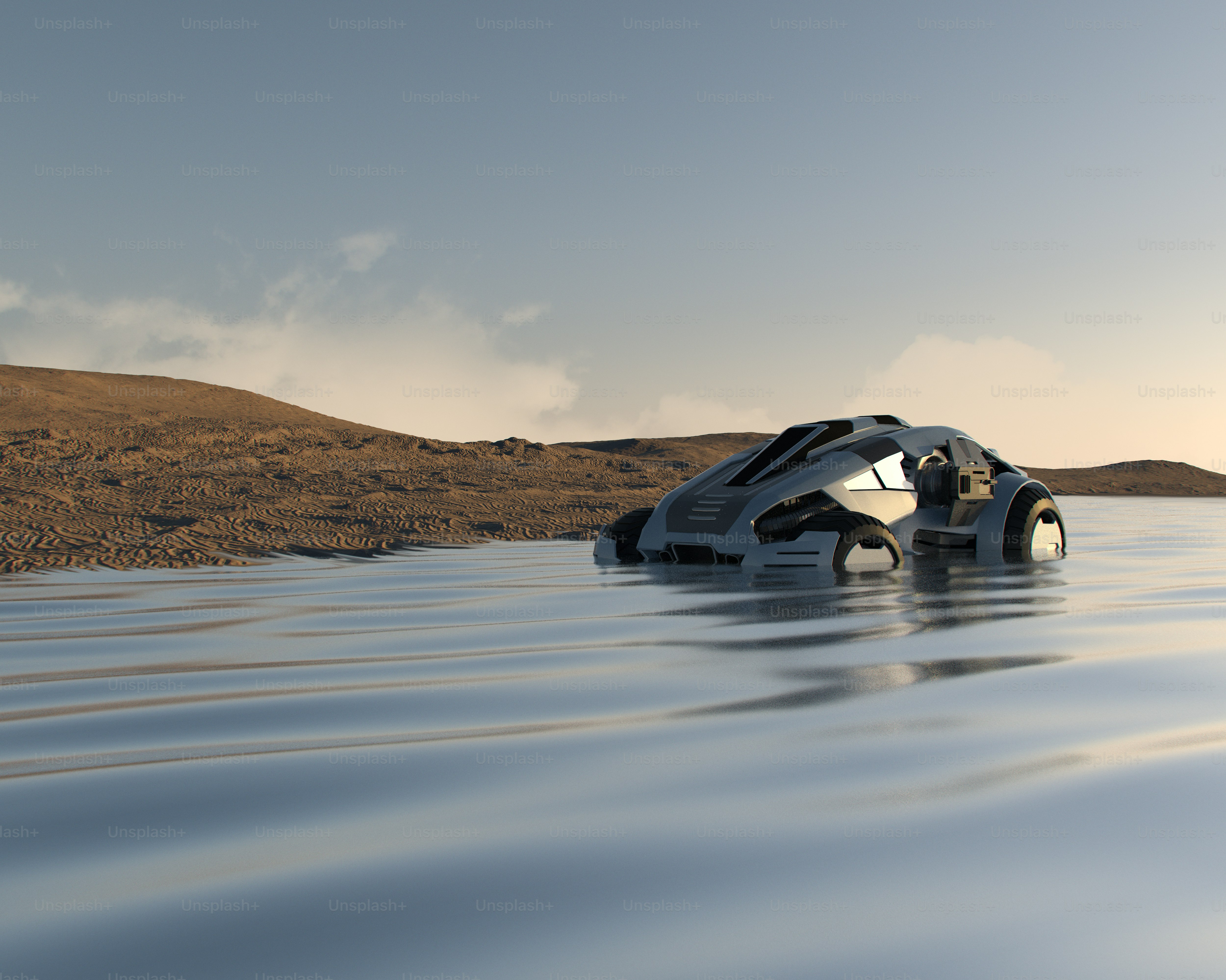 A car submerged in a body of water photo – Water vehicle Image on Unsplash