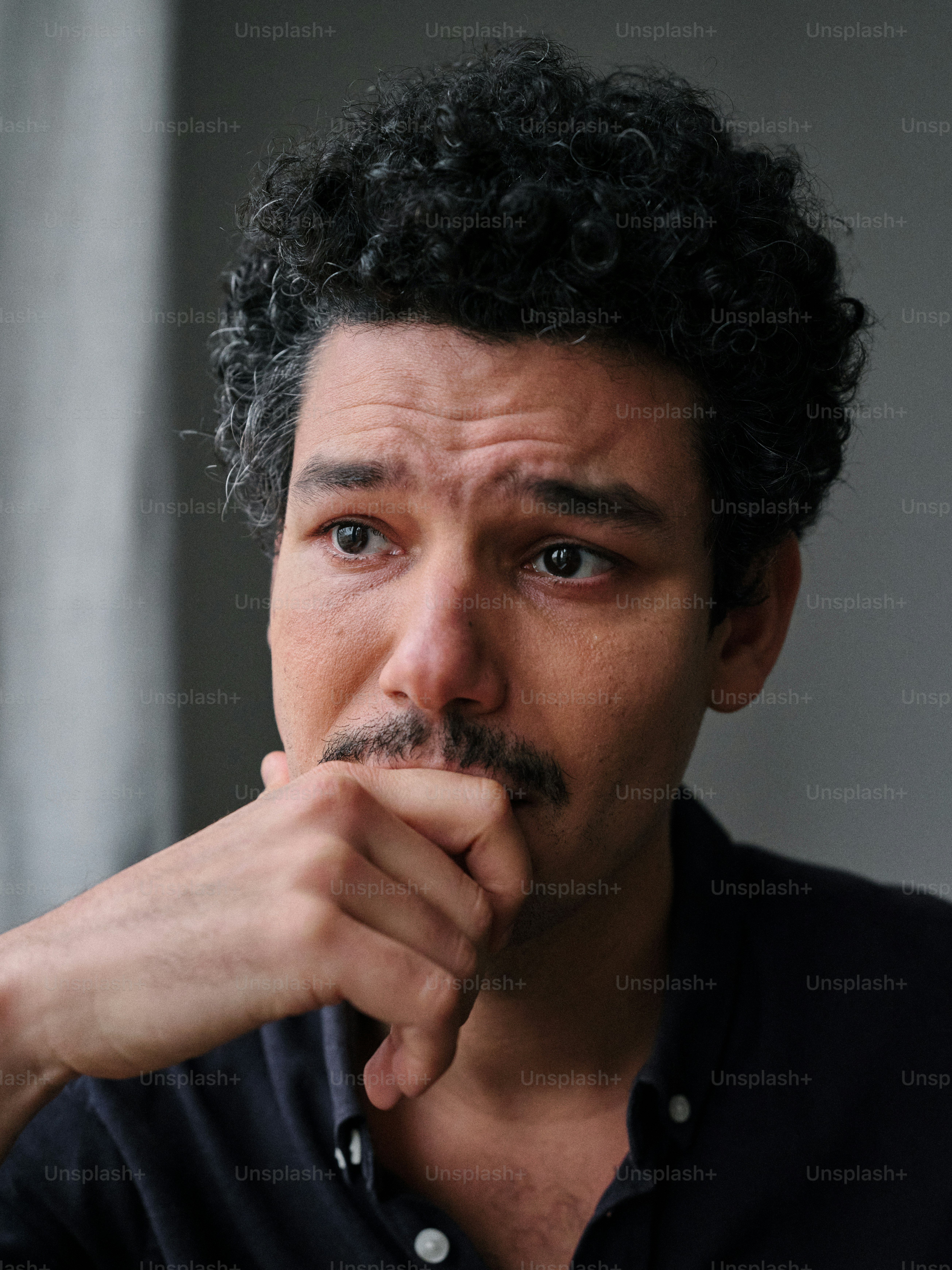 A close up of a person with a mustache photo – Portrait Image on Unsplash