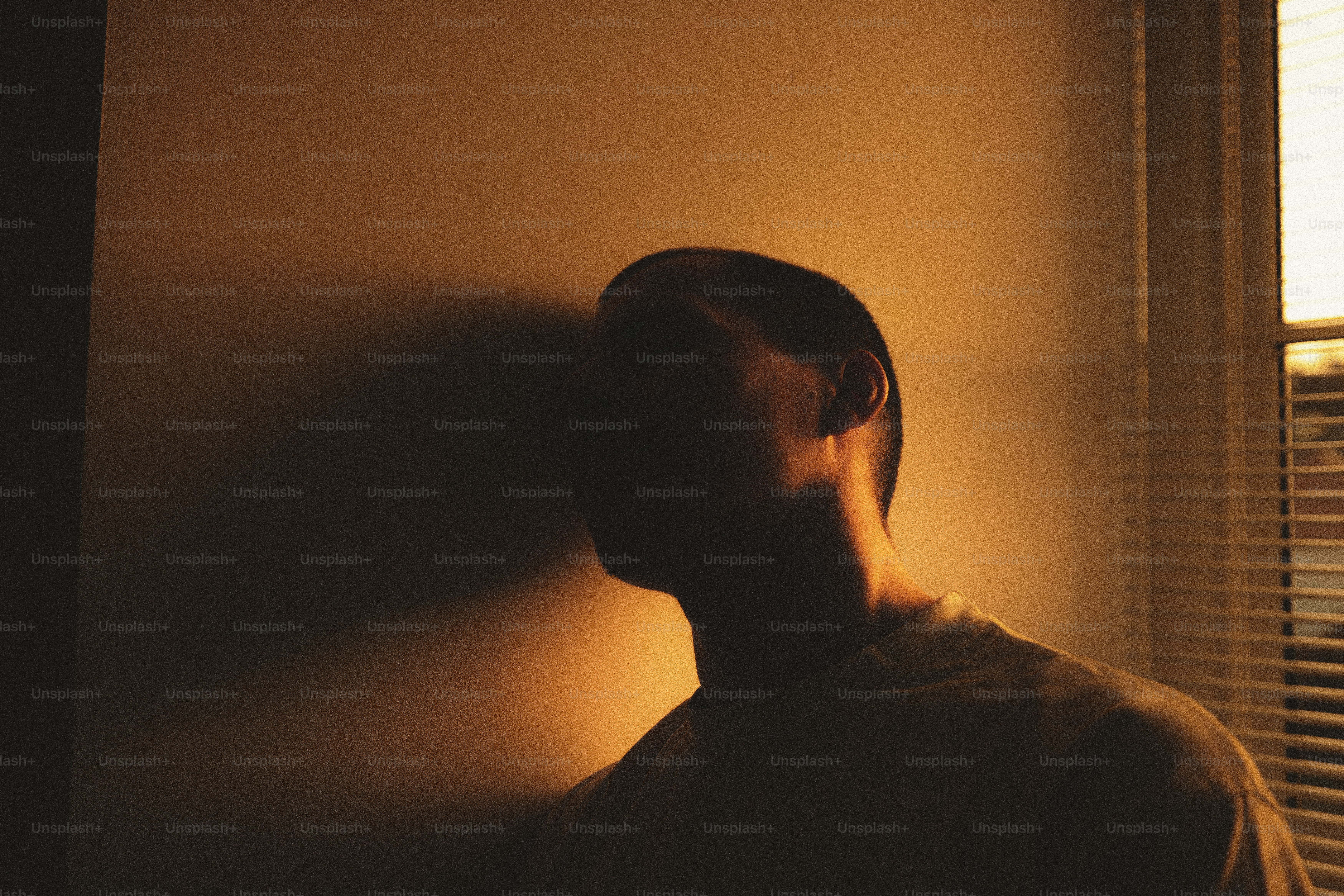 A person reaching up to a window with their hands photo – Shadows Image ...