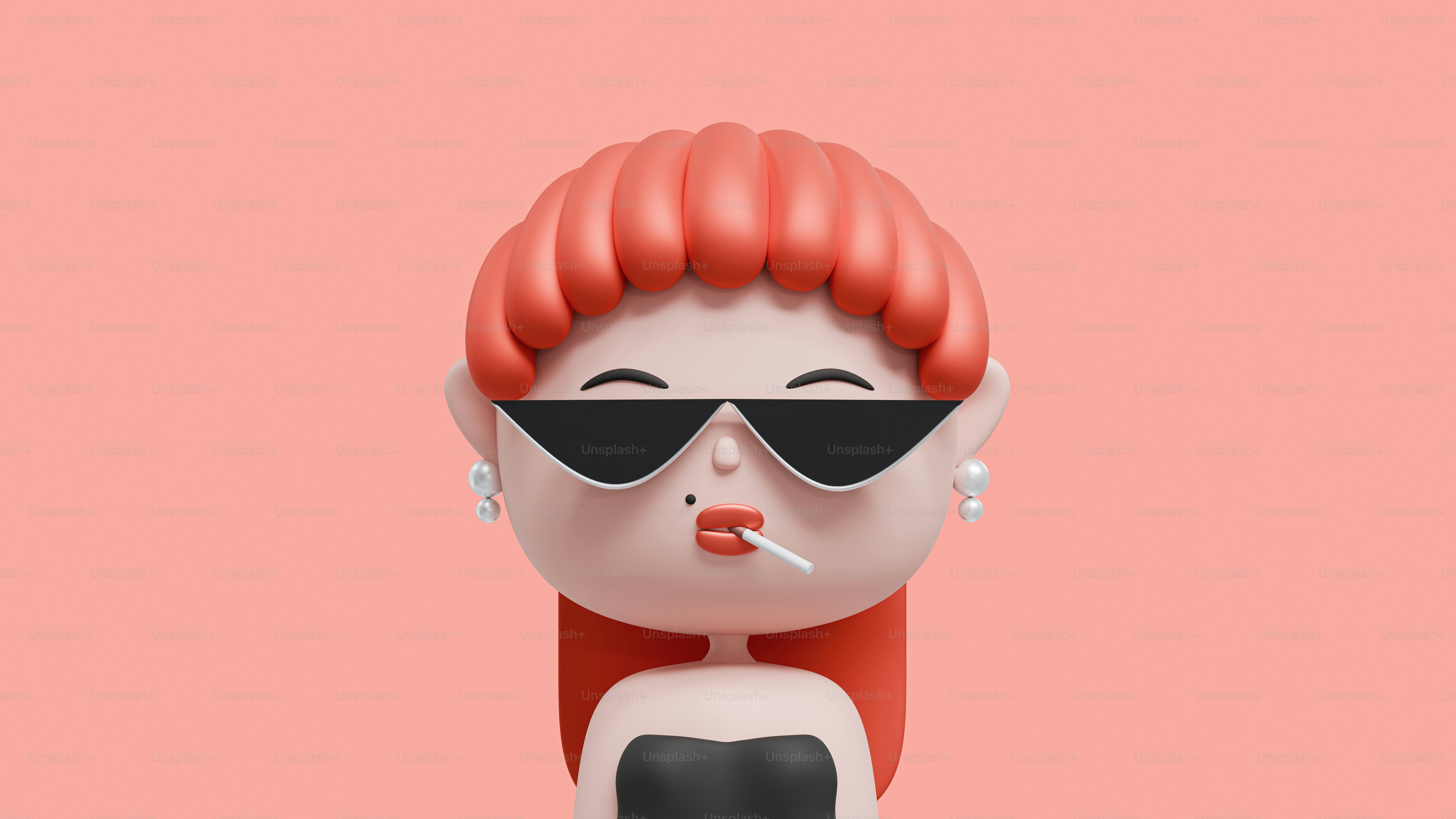 A cartoon character with a black turban and a white shirt photo ...