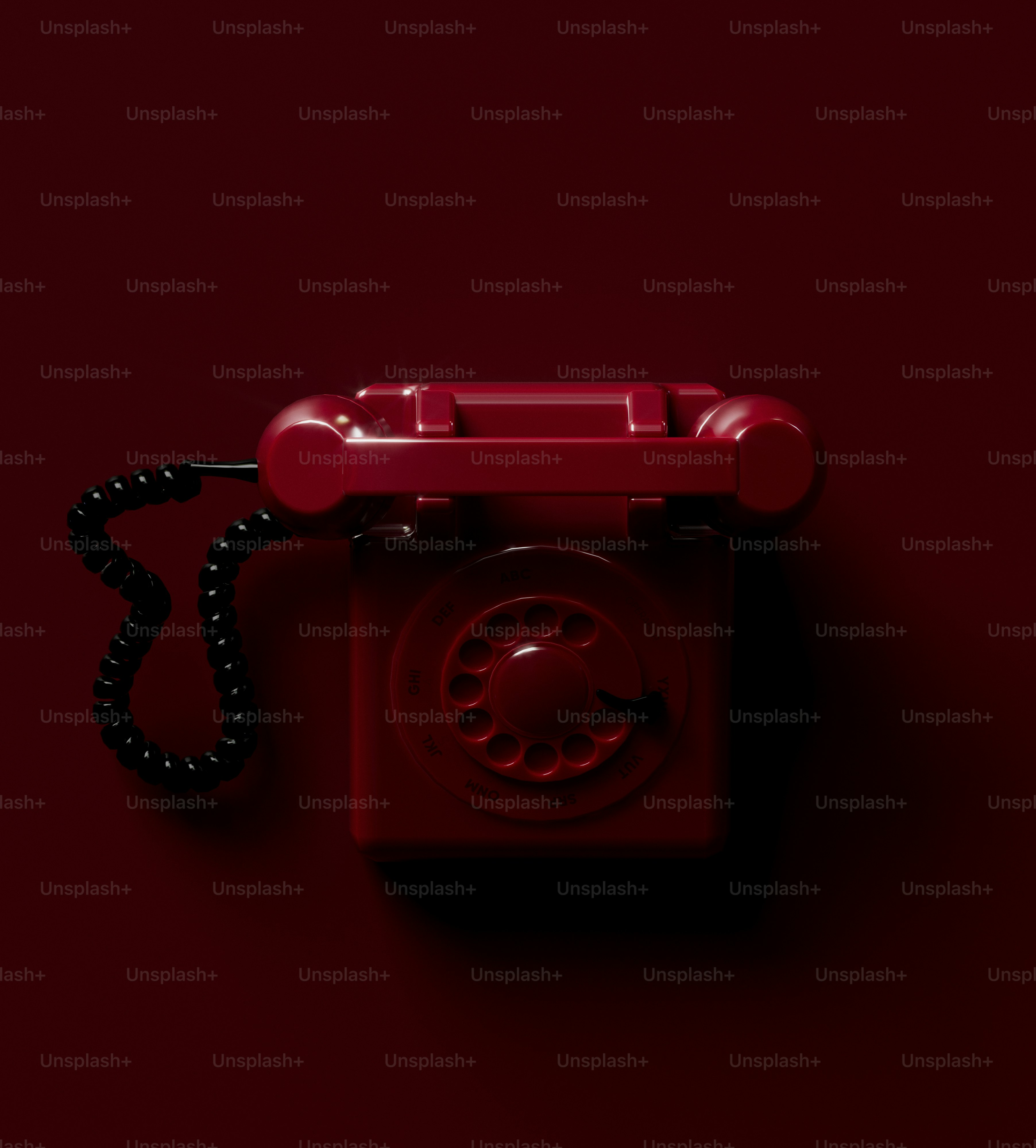 A red digital camera on a red background photo – 3d render Image on ...