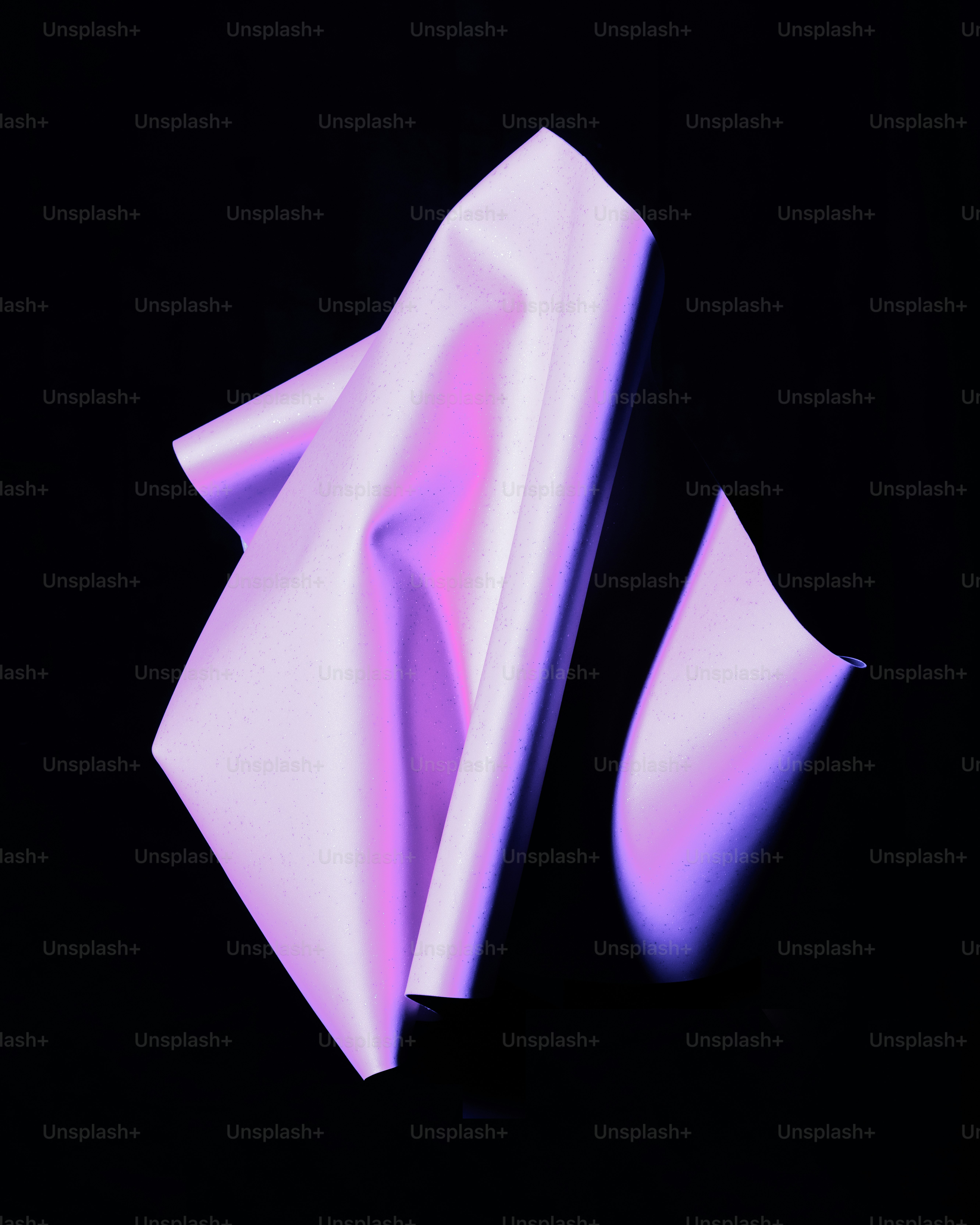 A close up of a purple object on a black background photo – Abstract ...