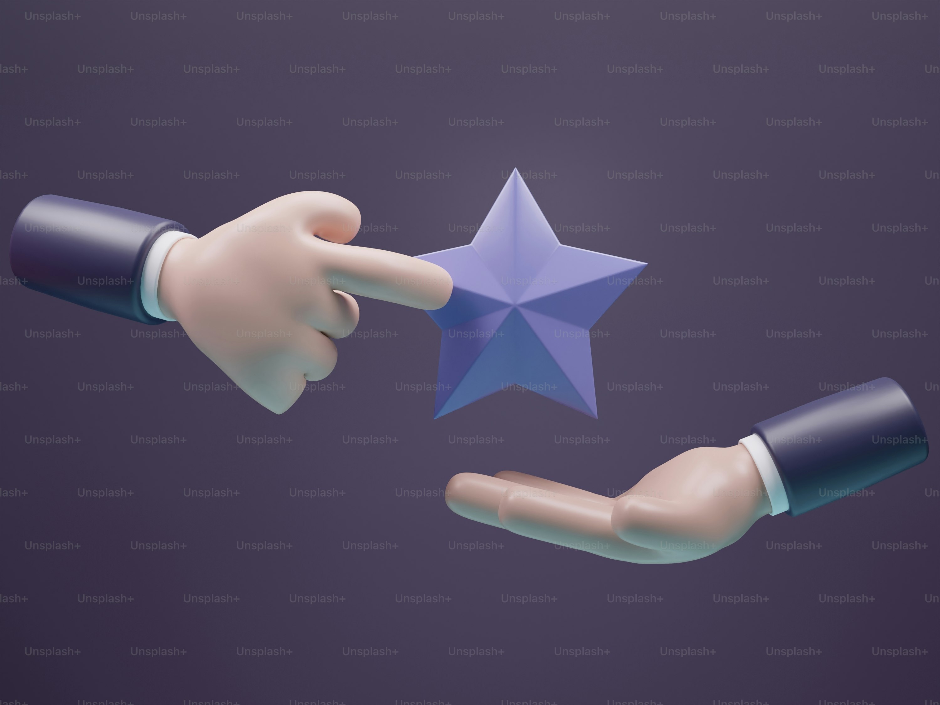 A person holding a star in their hand photo – 3d render Image on Unsplash
