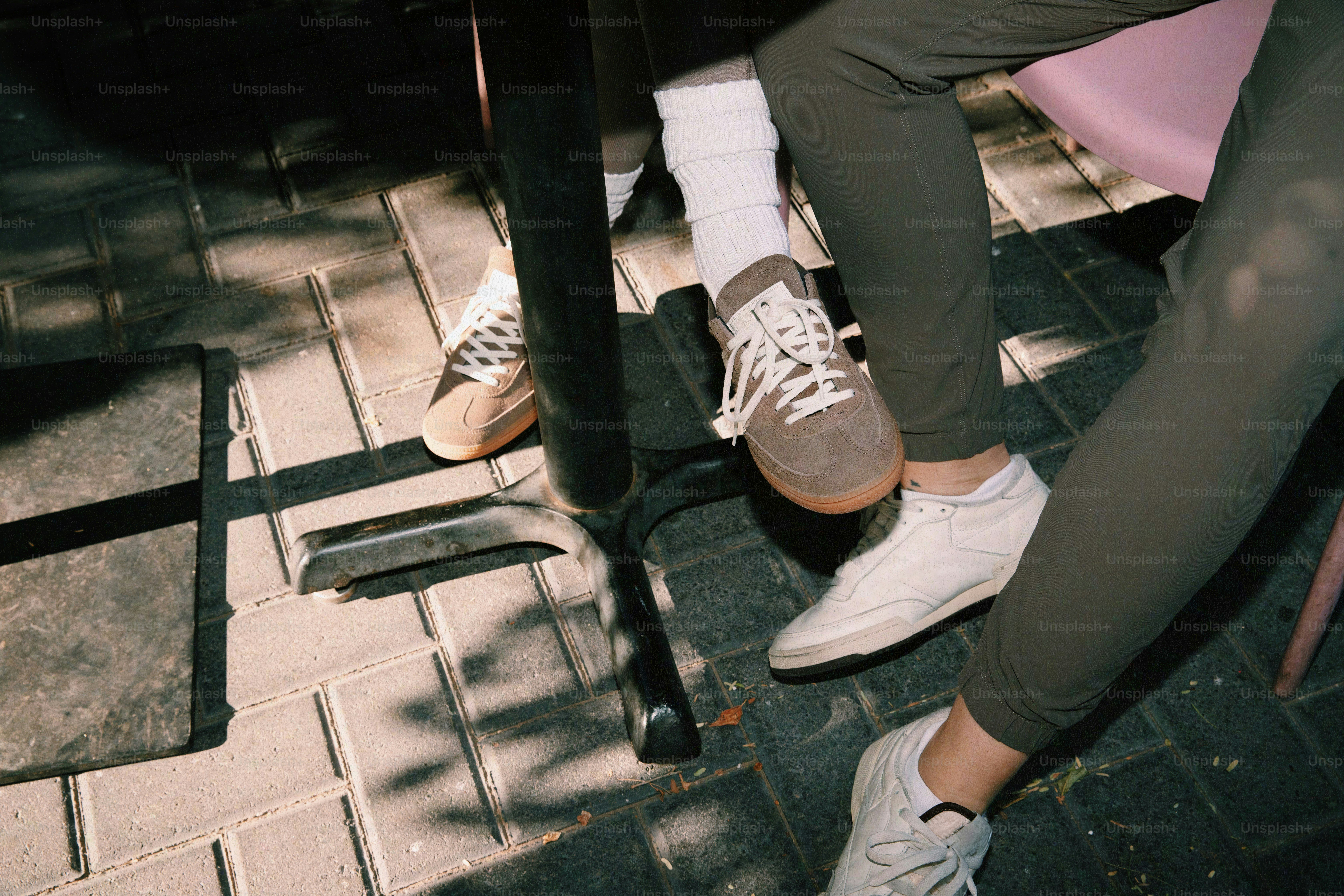 Legs Walking Together