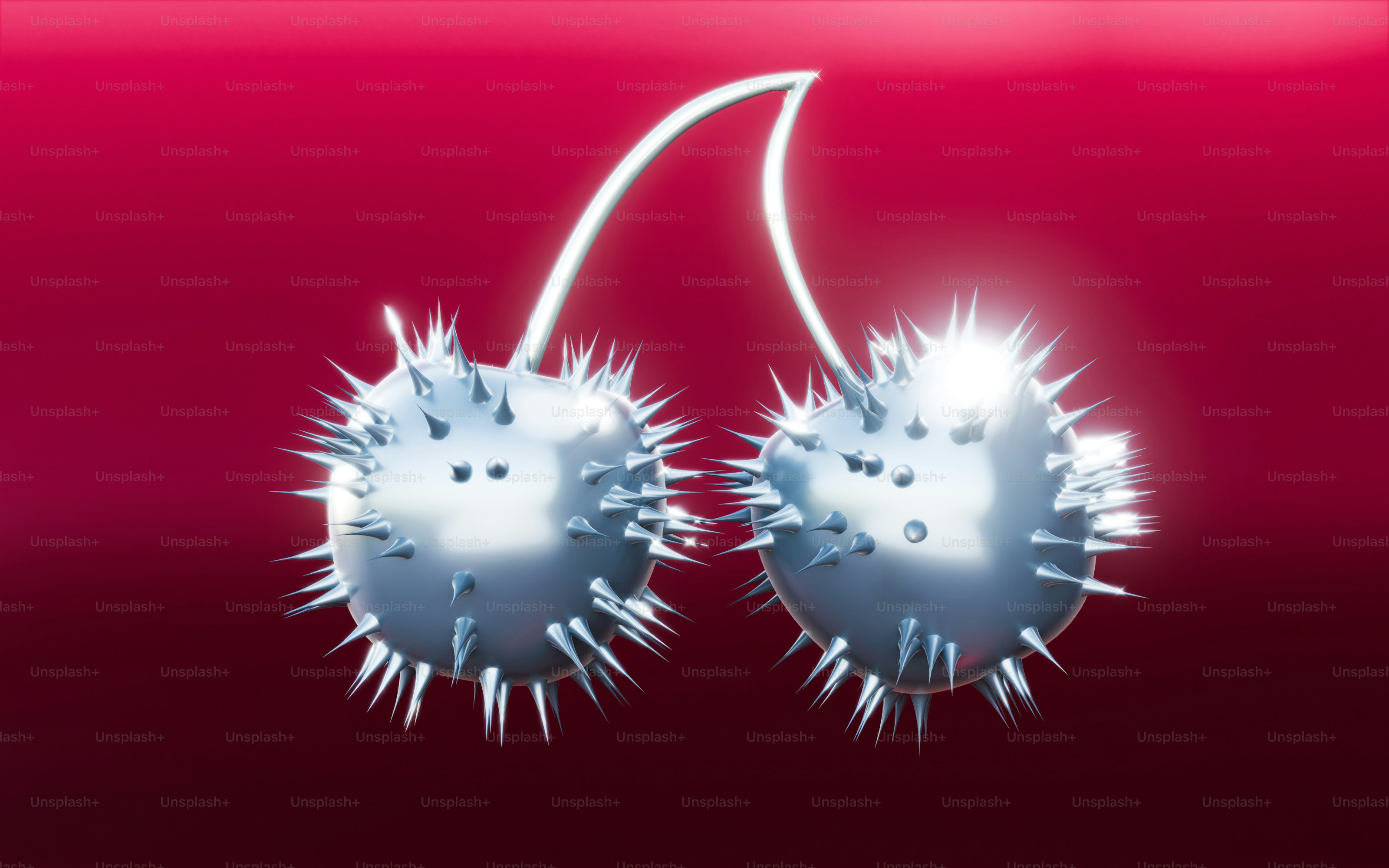 A close up of a pair of strange looking objects photo – Color Image on ...