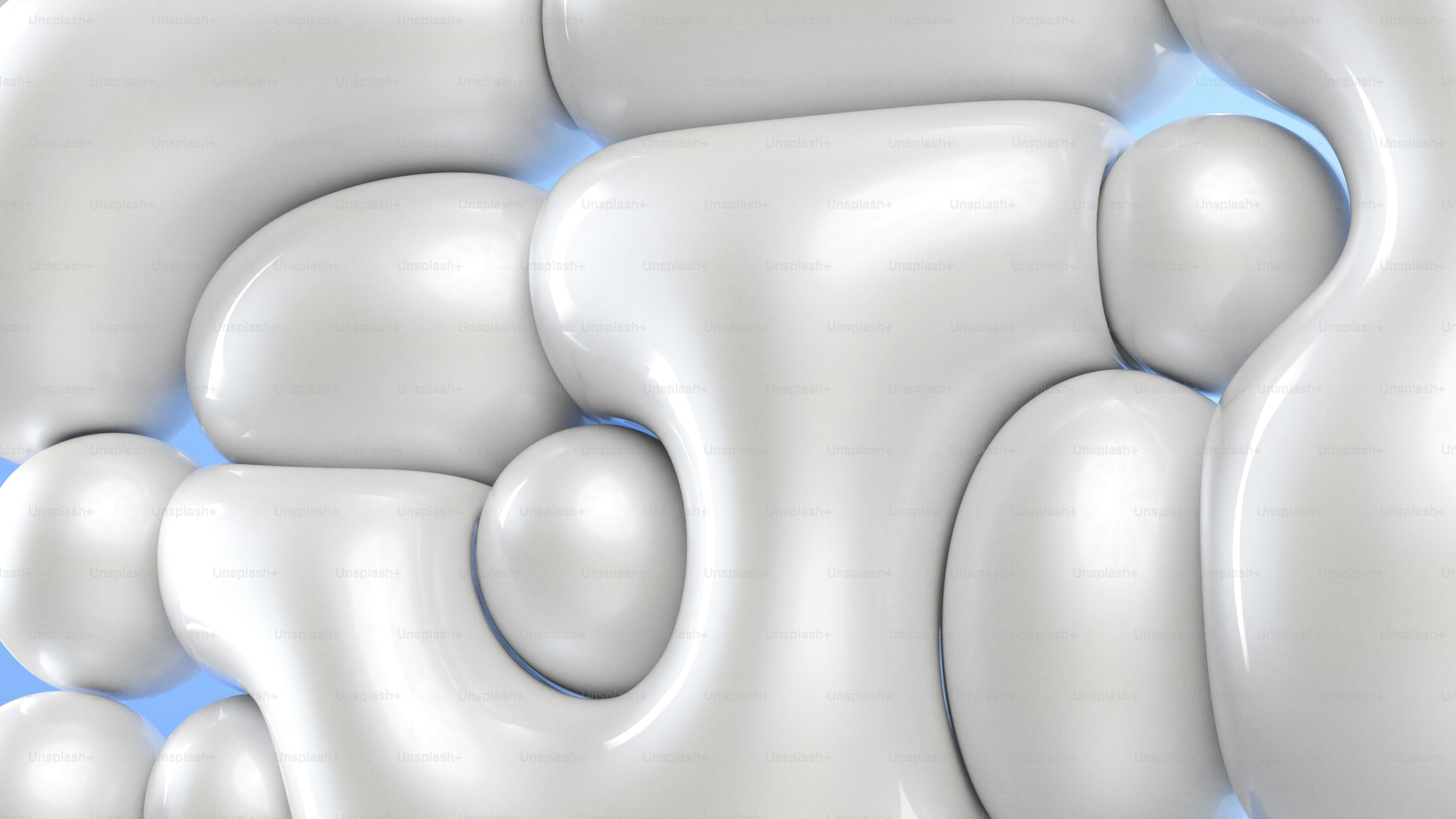 A 3D image of a large white object photo – Light mode Image on Unsplash