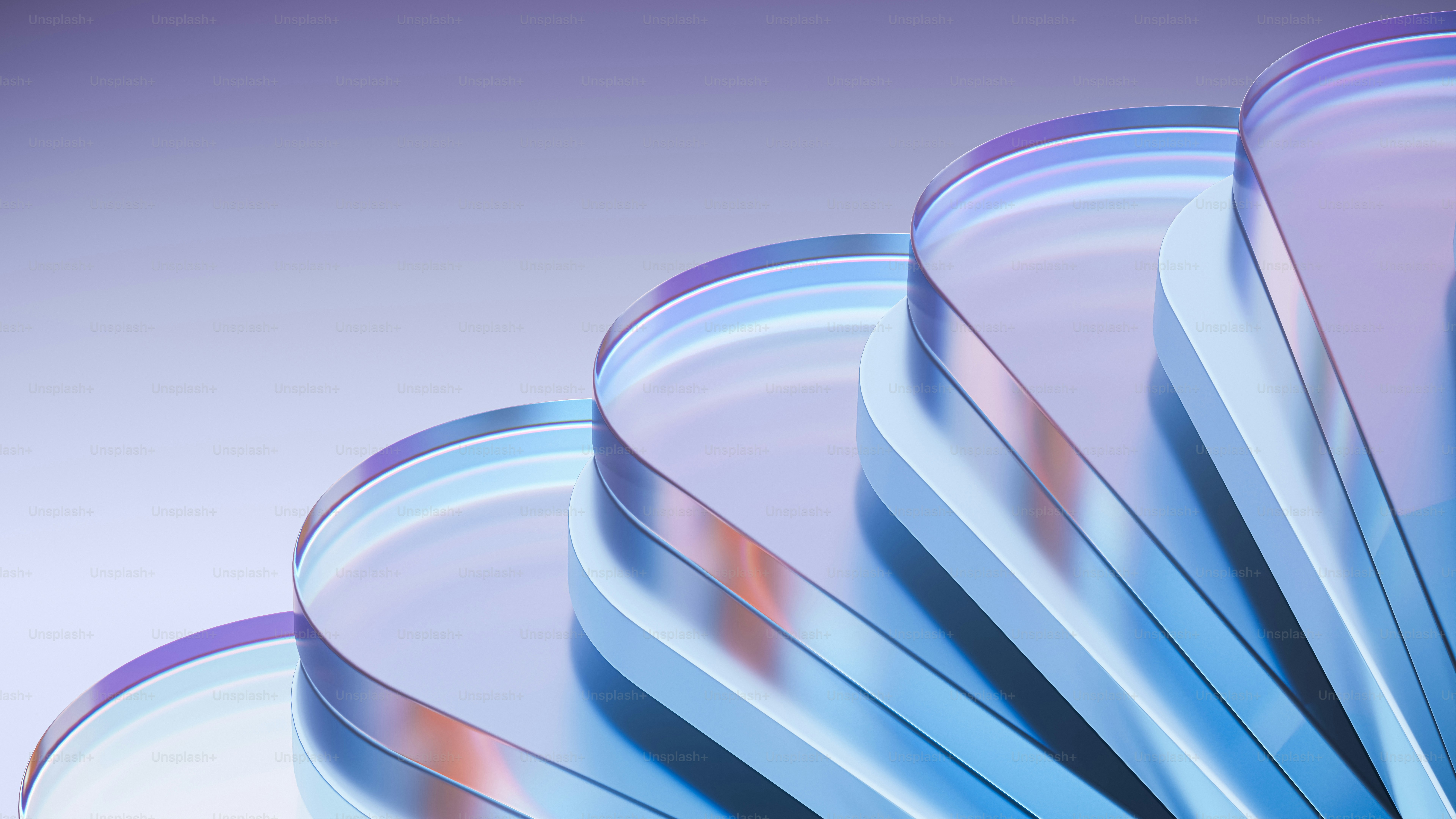 A close up of a blue glass object photo – Light background Image on ...