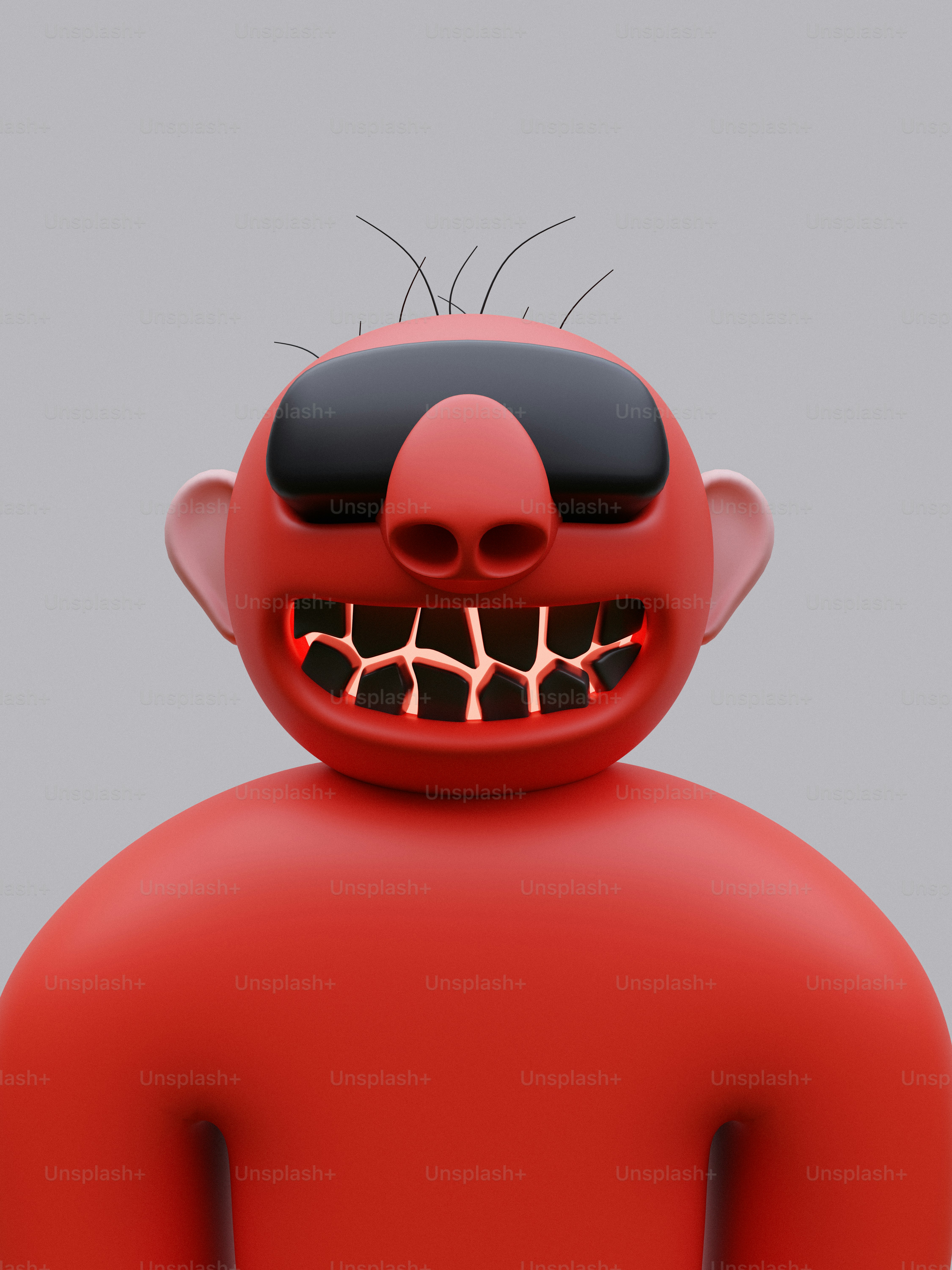 Creepy Smile Cartoon