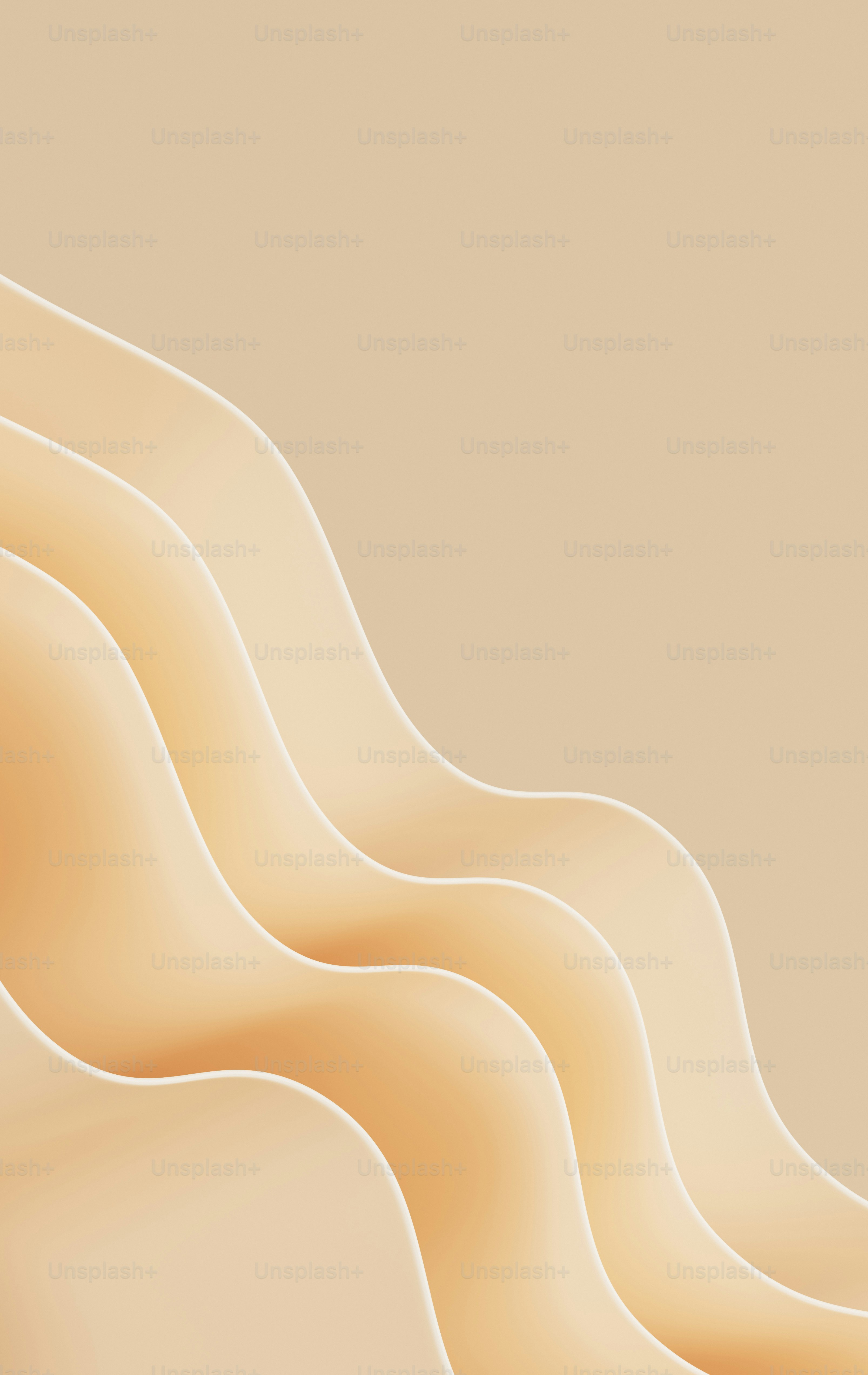 A beige background with wavy lines in the middle photo – Wallpaper ...